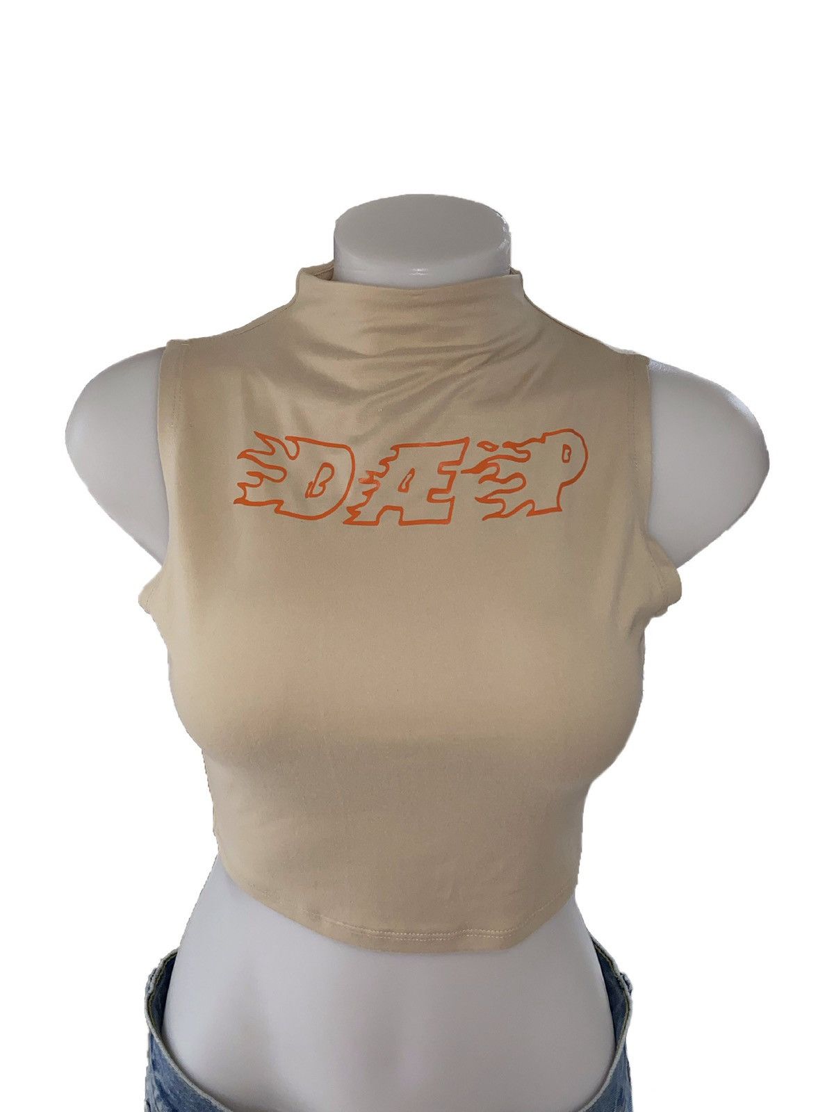 1 Of 1 × Rainbow × Streetwear DÆP FIRE CROP TOP | Grailed