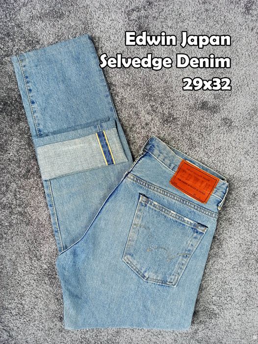 Edwin Edwin ESC33M 29x32 Japan Denim Selvedge Jeans Pants Bottom | Grailed