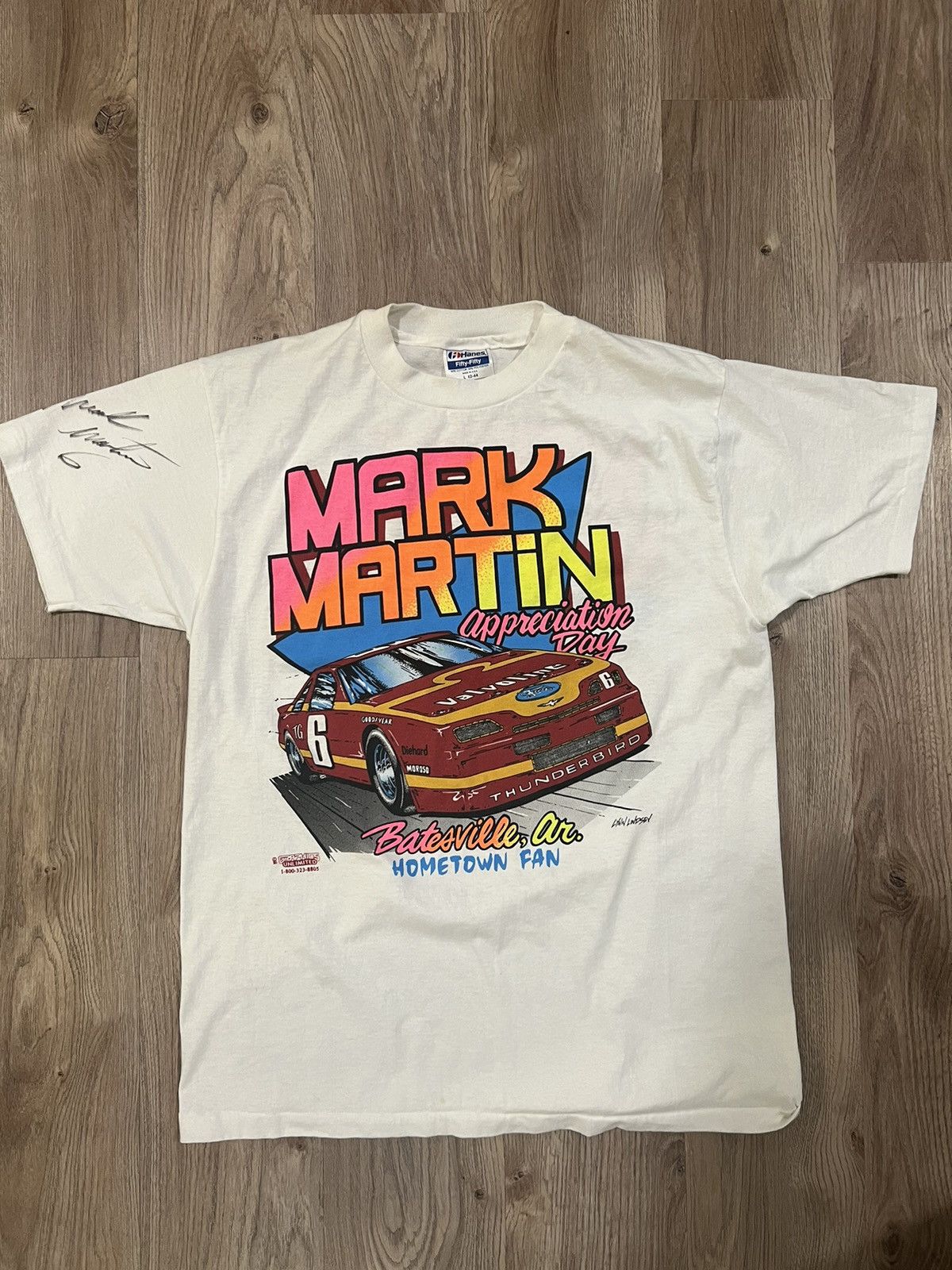 Vintage Mark Martin Racing Tee | Grailed