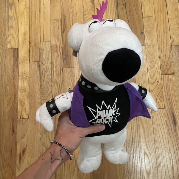 Vintage Vintage Y2K 2008 Family Guy Punk Rock Brian Plush Doll | Grailed