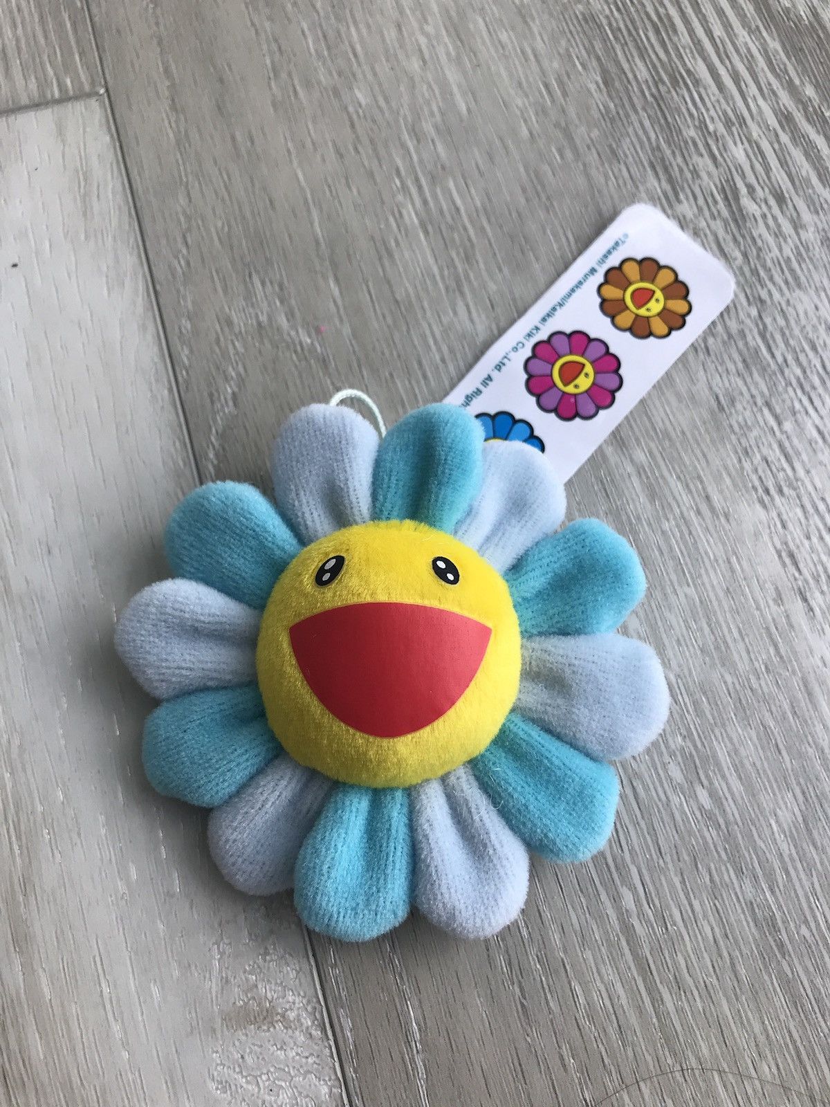 Takashi Murakami Takashi Murakami Plush Turquoise Flower Pin | Grailed