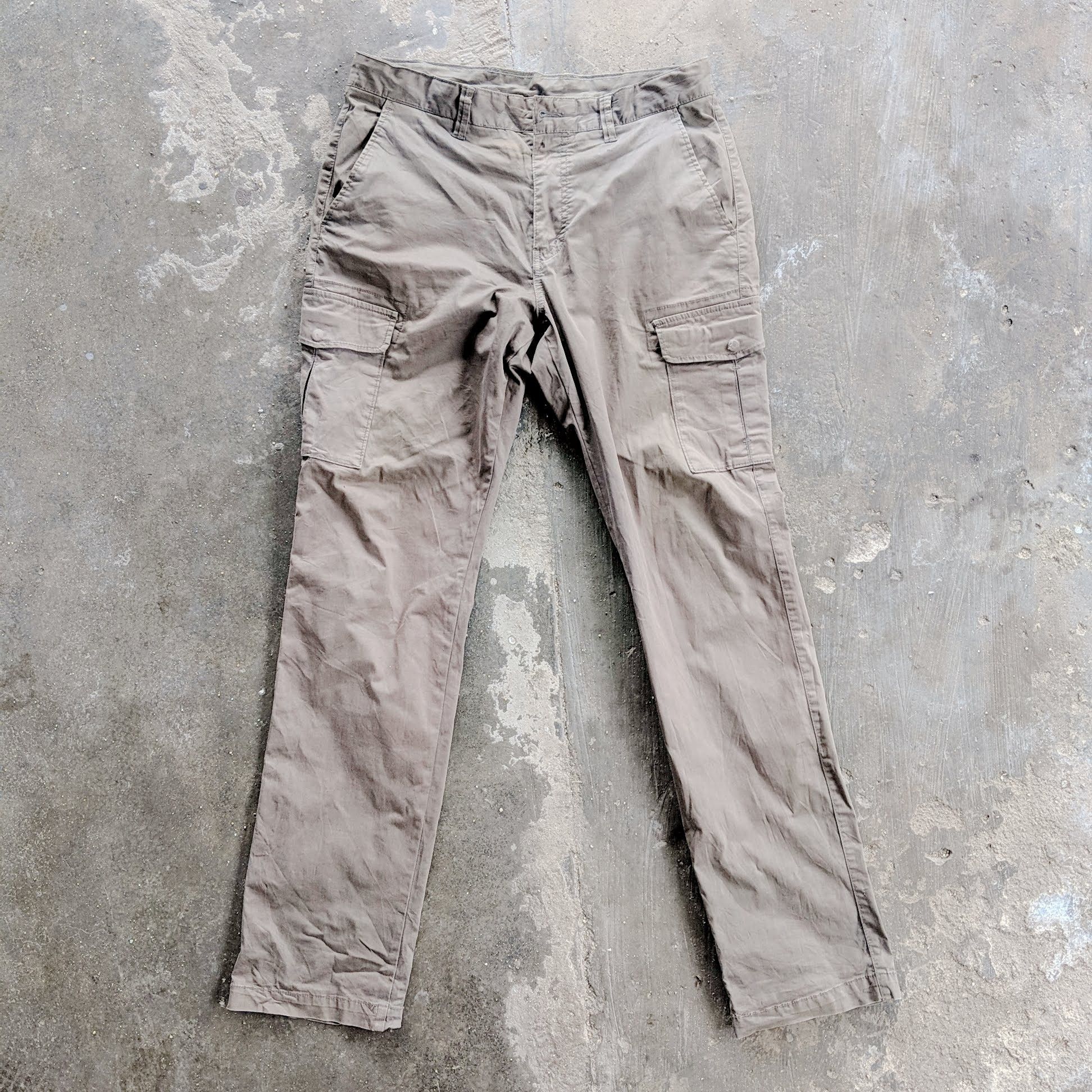 Japanese Brand × Streetwear × Utility Pro Wear Vtg Japanese Khaki Multipocket Tactical Trousers ...