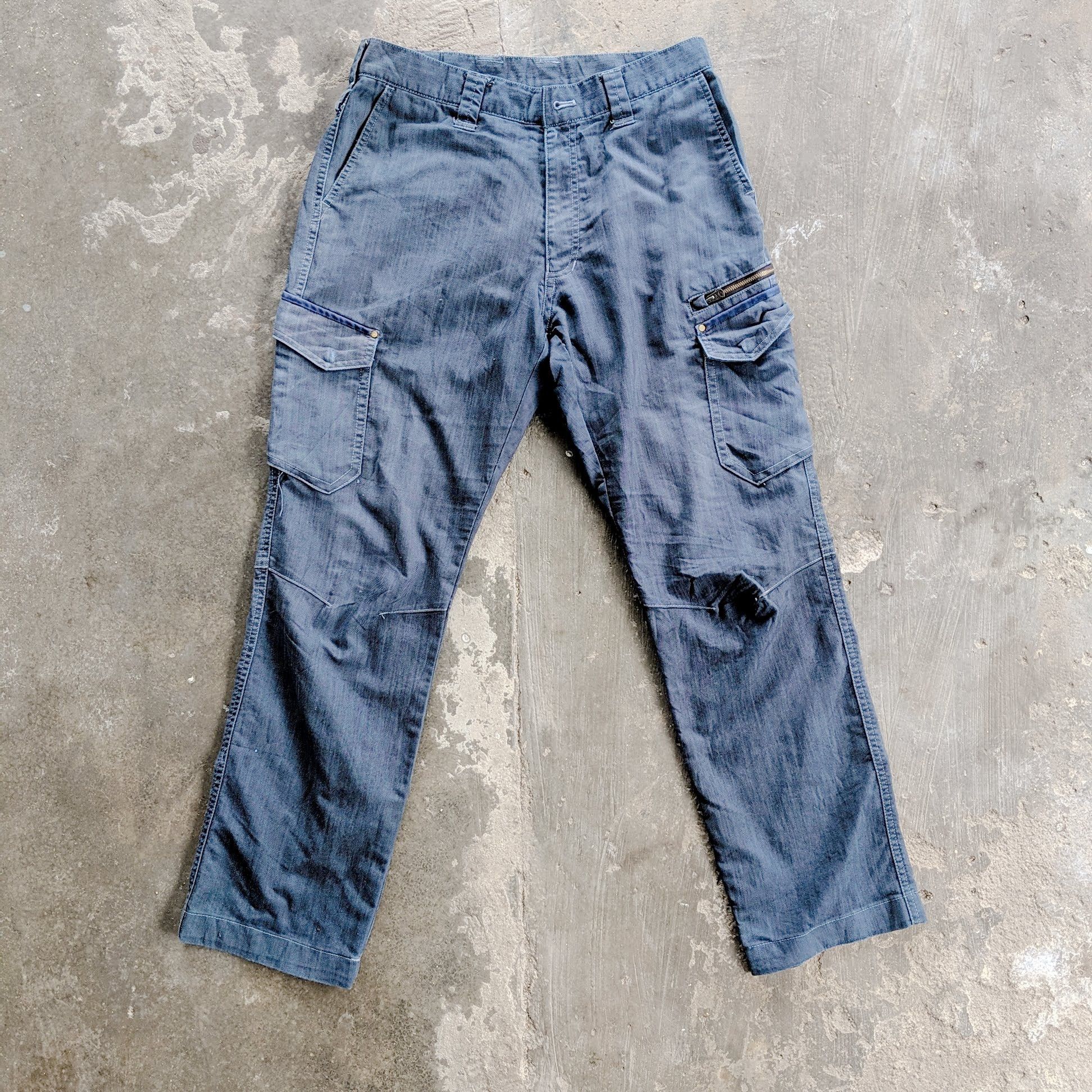 Japanese Brand Jawin Distressed Multipocket Tactical Trousers Cargo Pants | Grailed