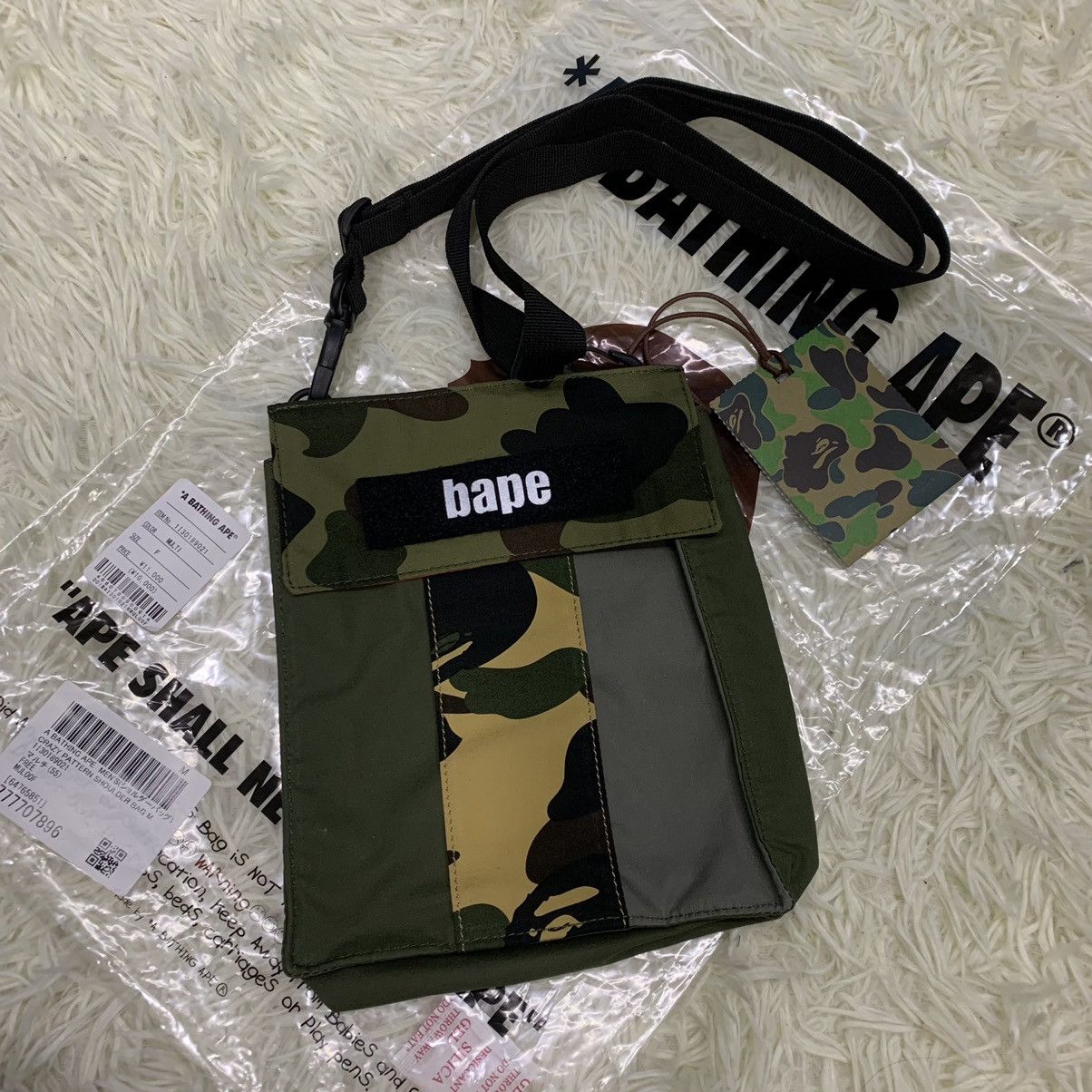 Bape A Bathing Ape Camo Shoulder Bag ats | Grailed