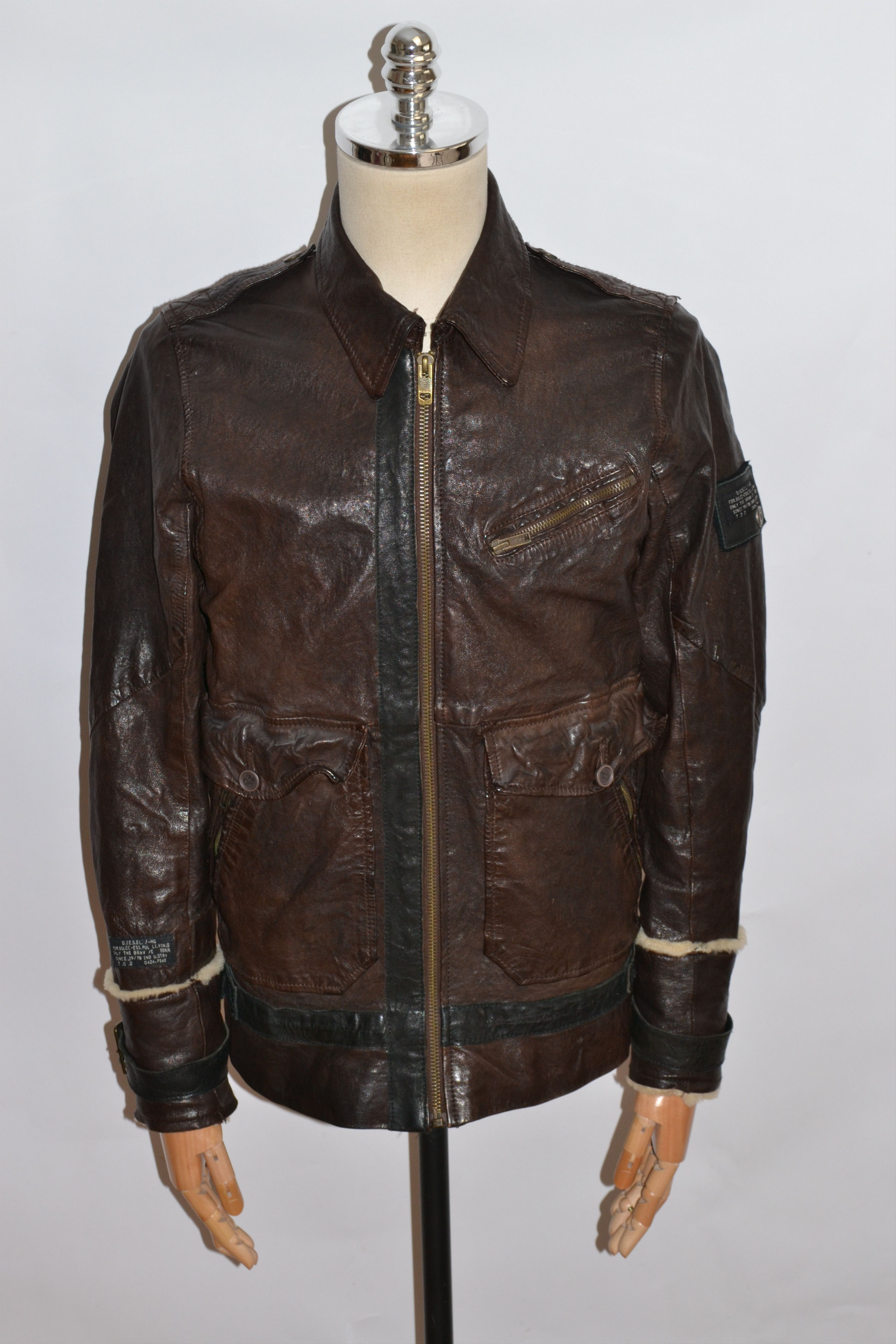Diesel DIESEL Leather Jacket | Grailed