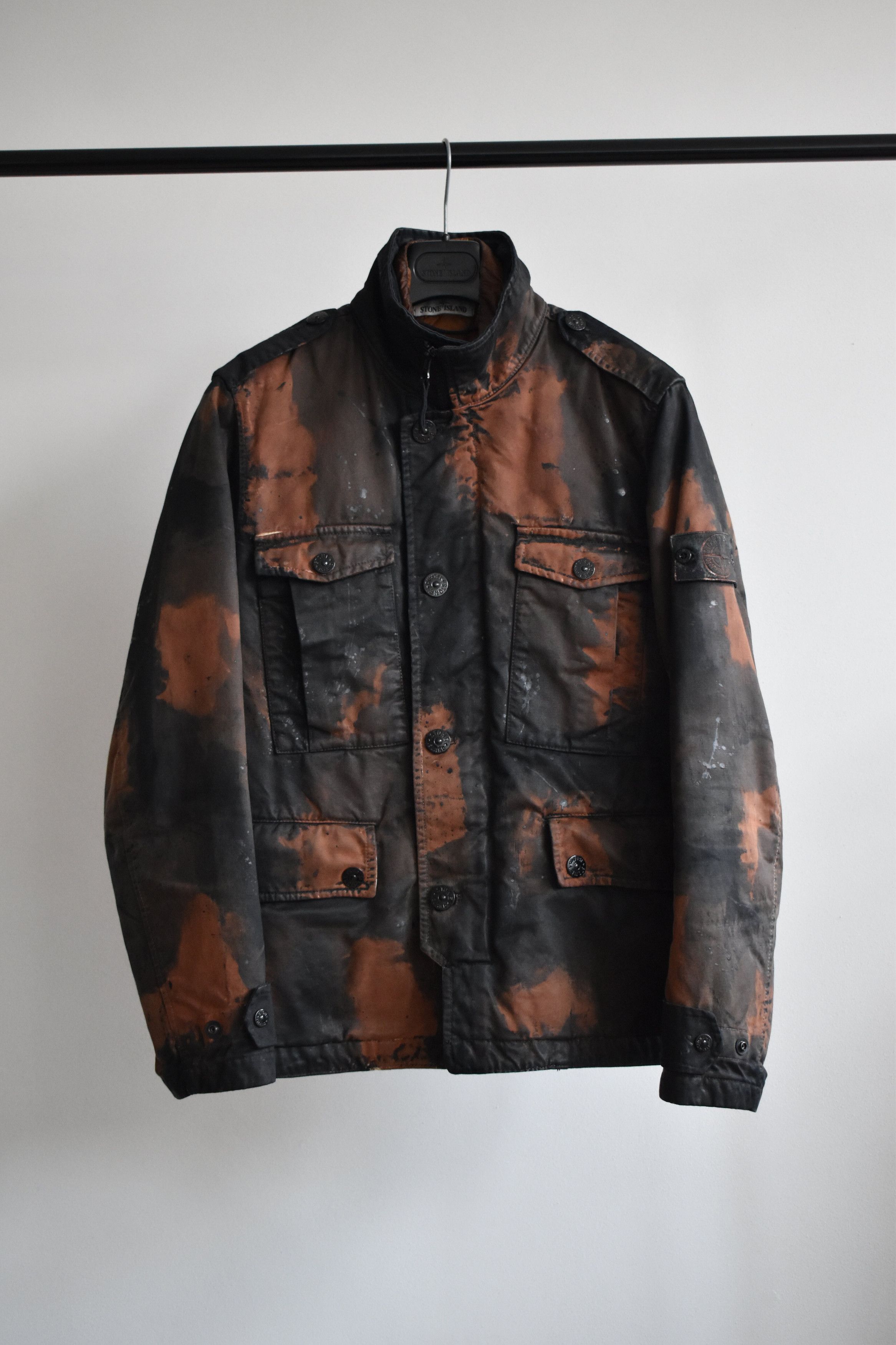 Stone Island Raso Hand Painted Tortoise Shell | Grailed