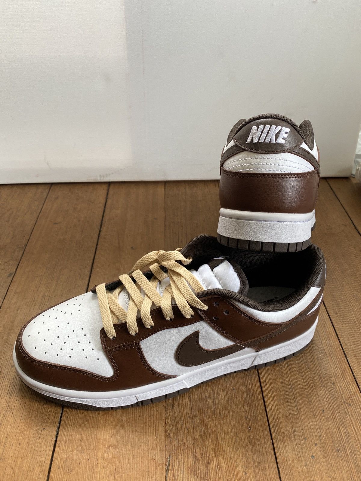 Custom custom made nike dunk low mocha brown coffee | Grailed