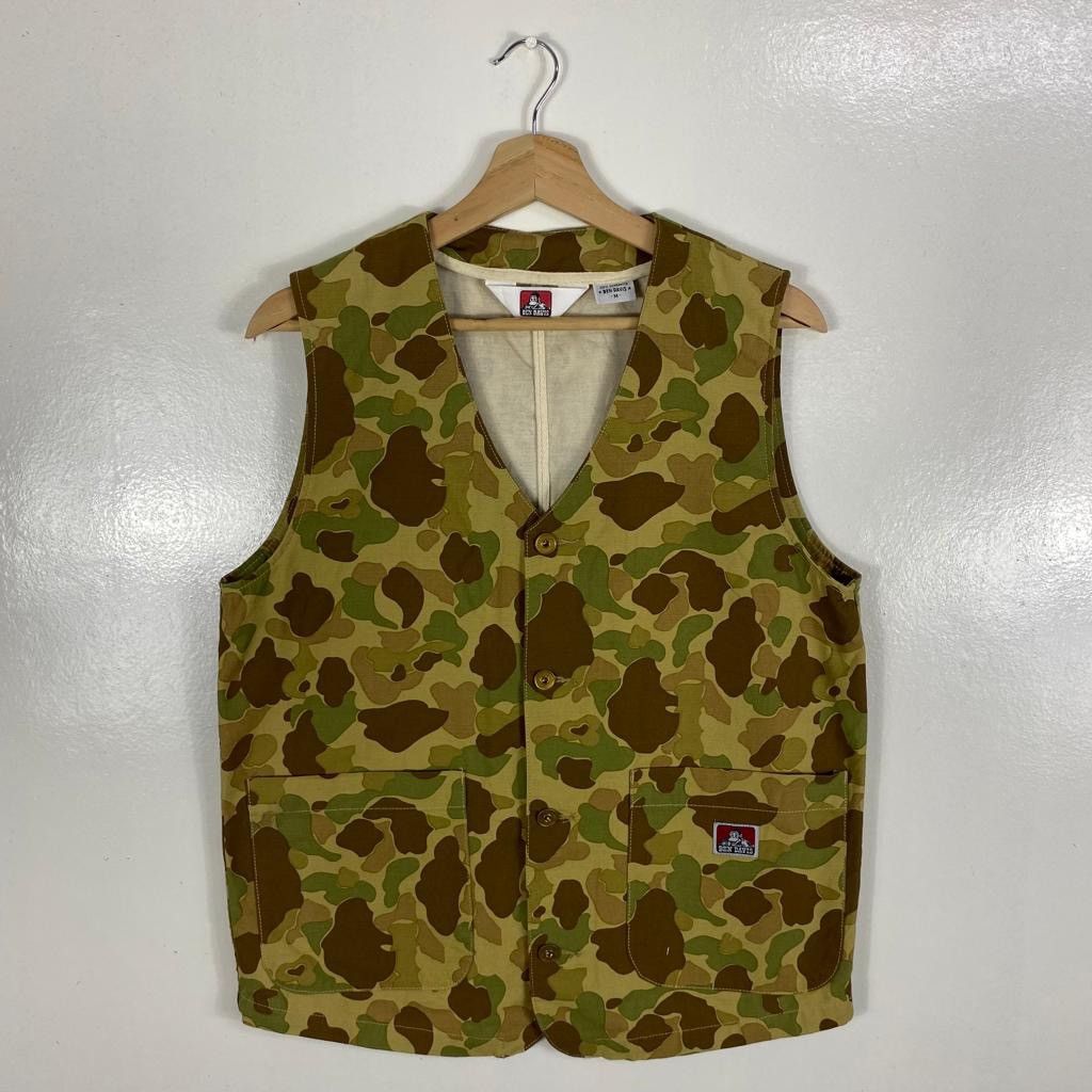 Camo Ben Davis Small Logo Camo Vest | Grailed