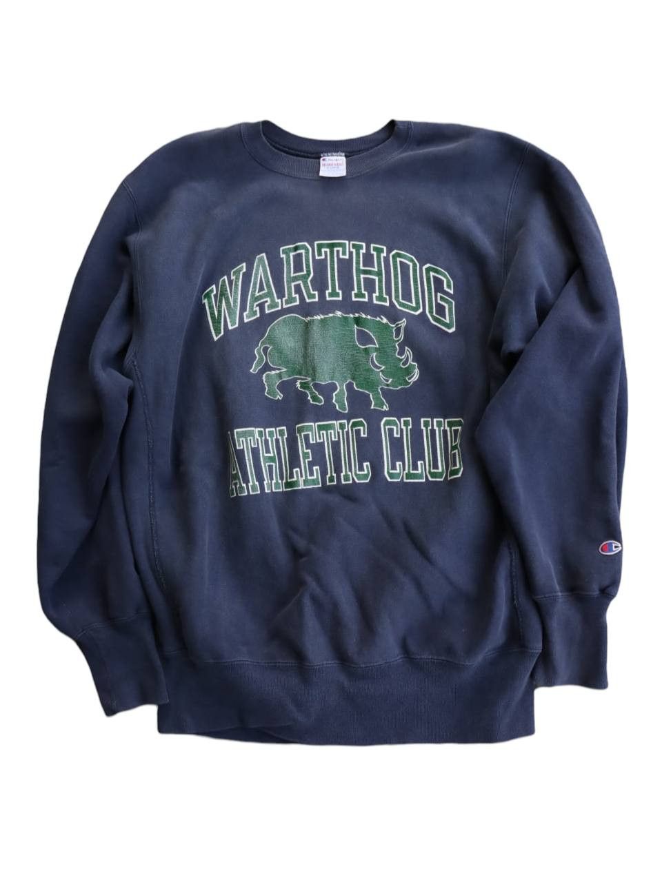 Vintage Vtg. Champion Reverse Weave Warthog Athletic Club Sweatshirt ...