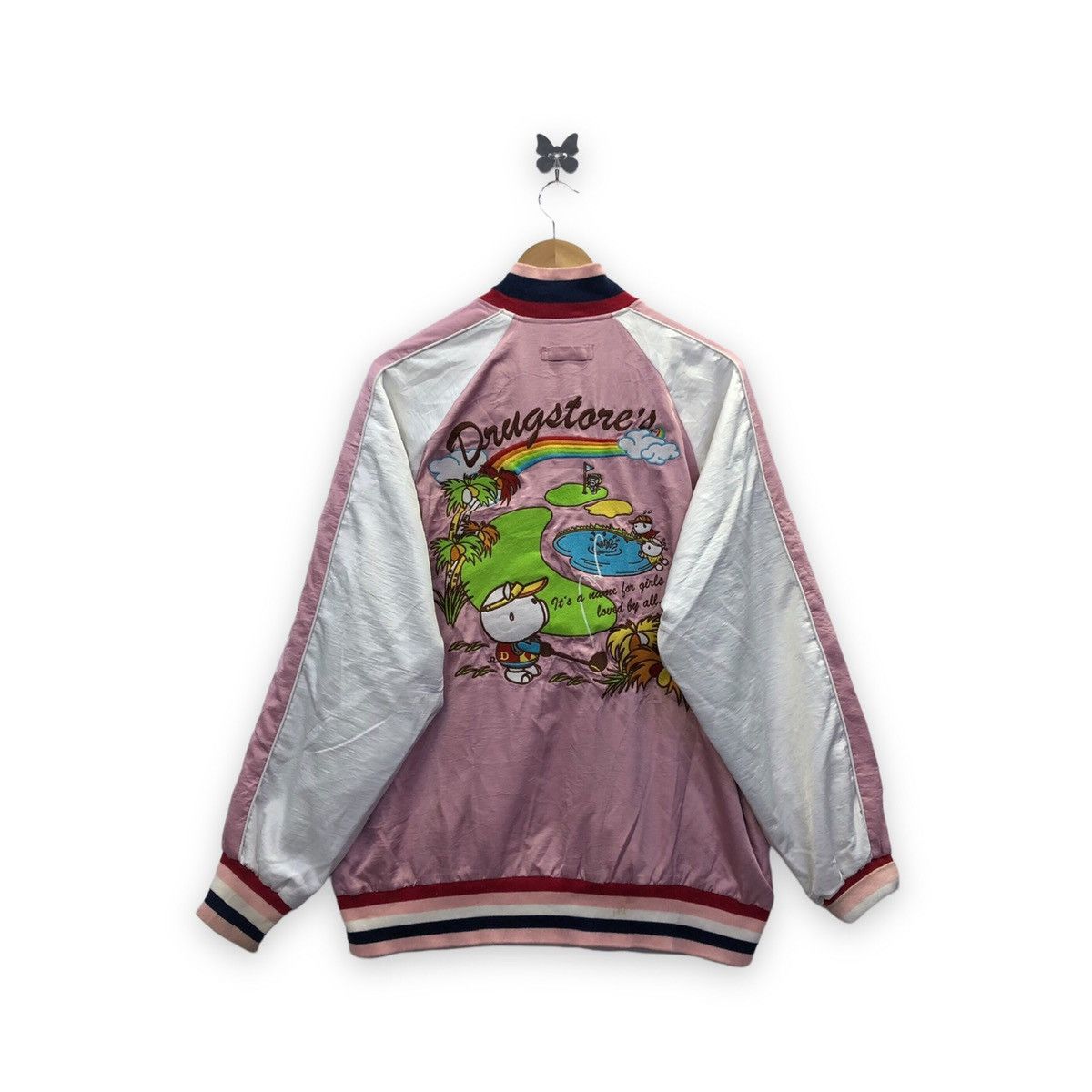 Bomber Jacket × Japanese Brand ‘Rare!! Drug Store’s Reversible Sukajan ...
