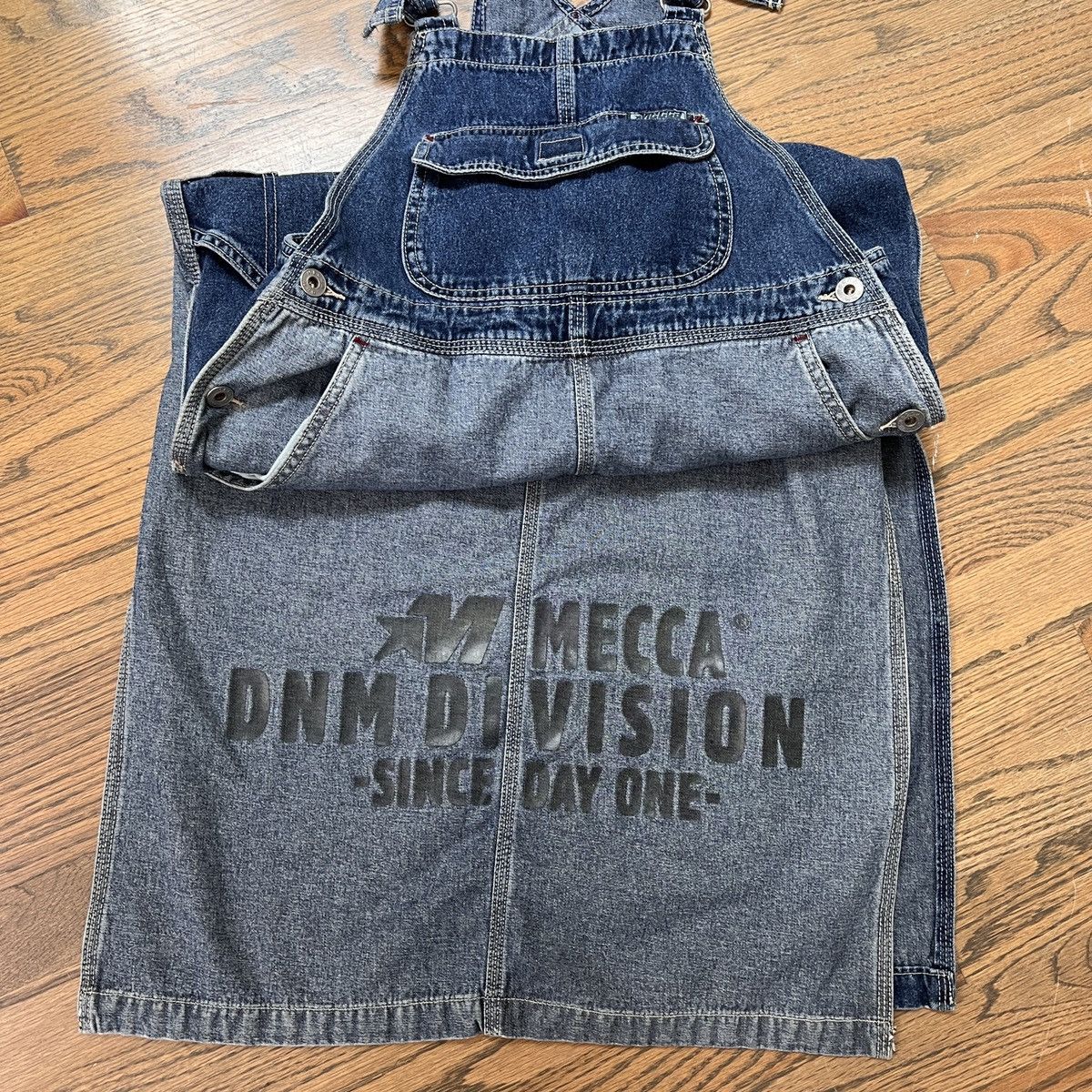 Mecca × Vintage 90’s Hip Hop Y2K MECCA DNM Overalls Dress RARE! | Grailed