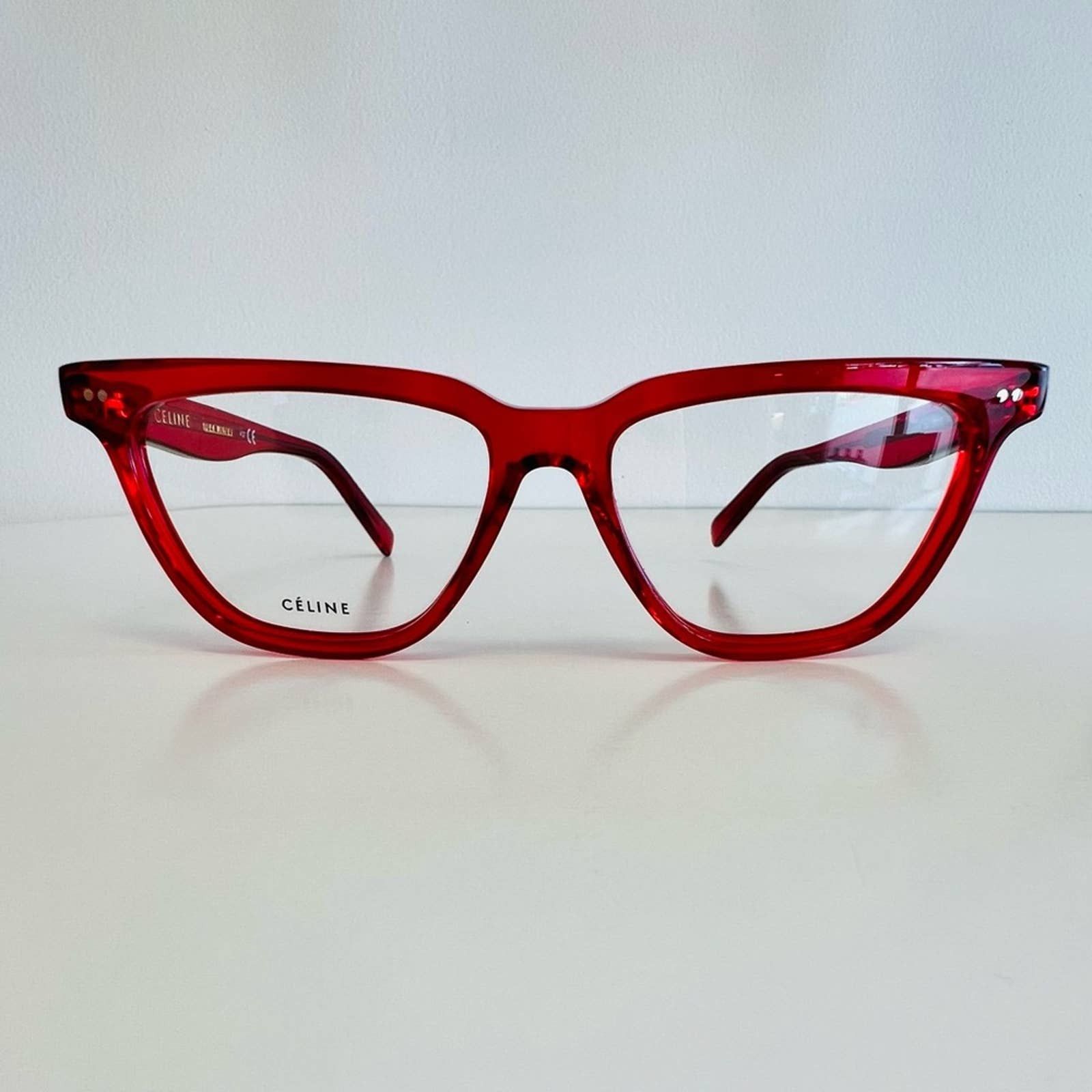 Celine Celine Eyeglasses CL50009I 066 53/15/145 Red Frame | Grailed