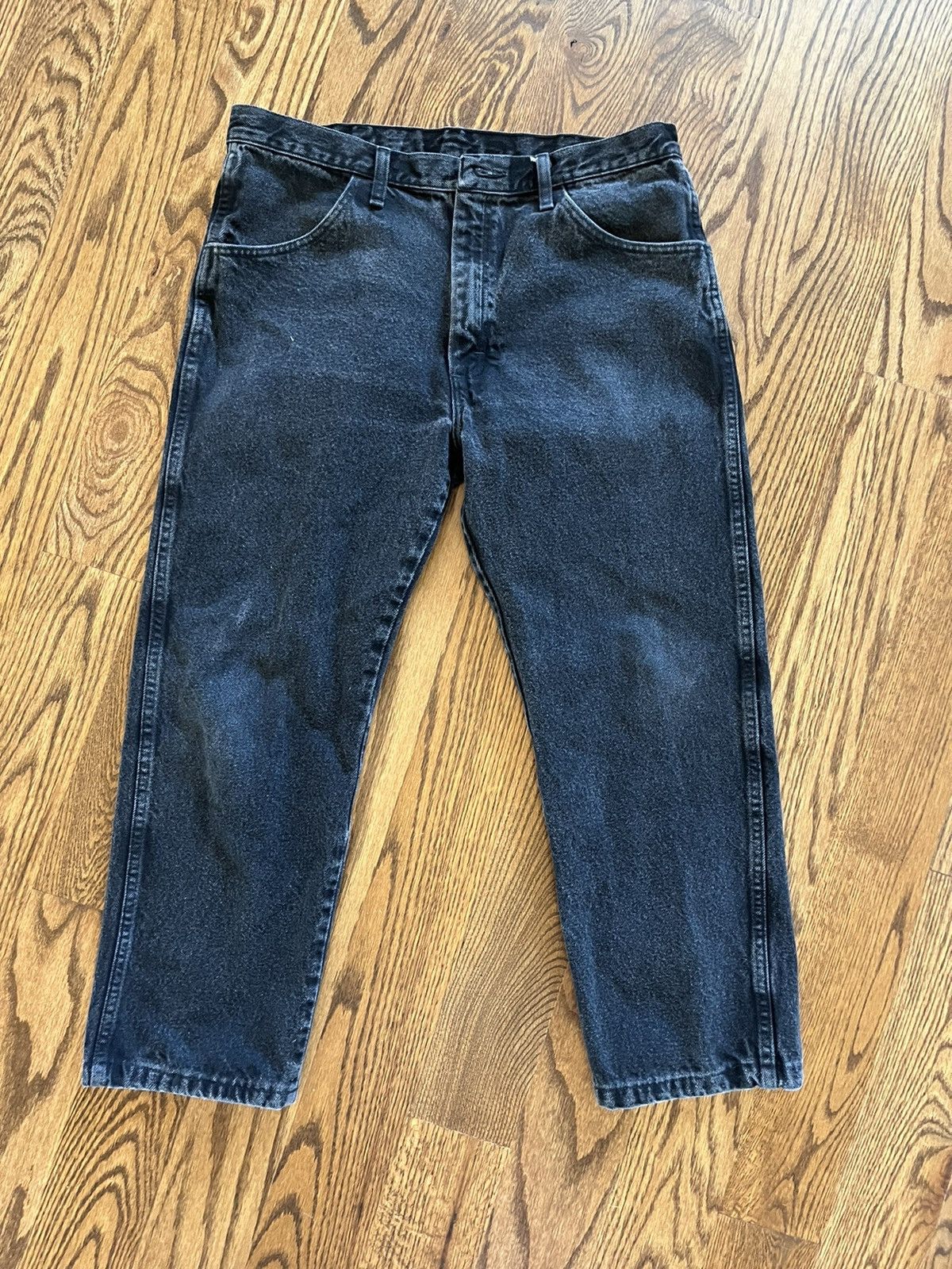 Rustler × Streetwear × Vintage *VINTAGE* RUSTLER BLACK DENIM JEANS ...