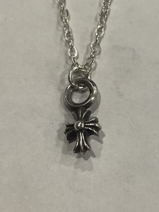 Chrome Hearts Chrome Hearts Plus Cross Pendant Roll Chain Silver ...