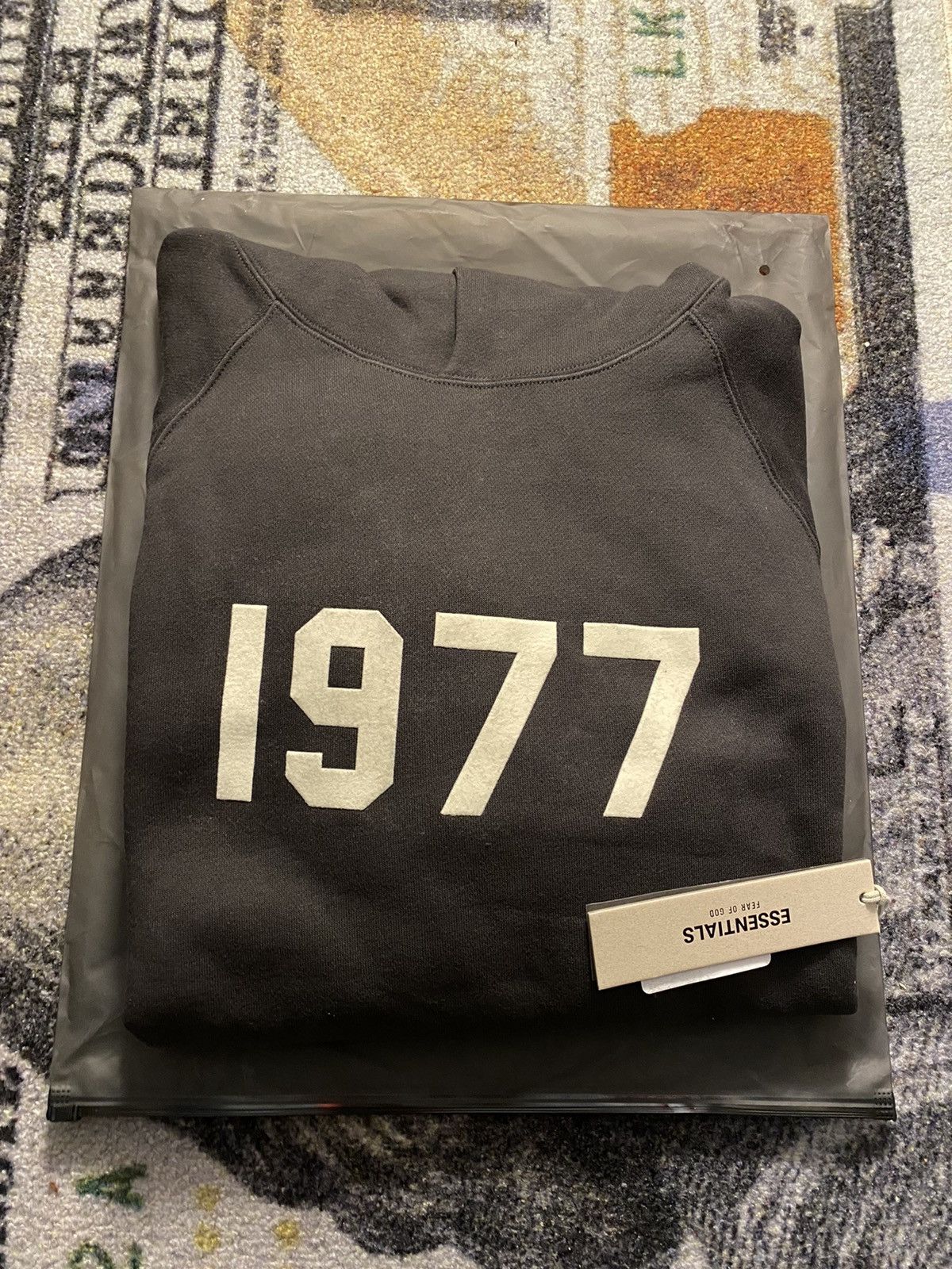 Fear of God Fear of God Essentials 1977 Hoodie Iron | Grailed