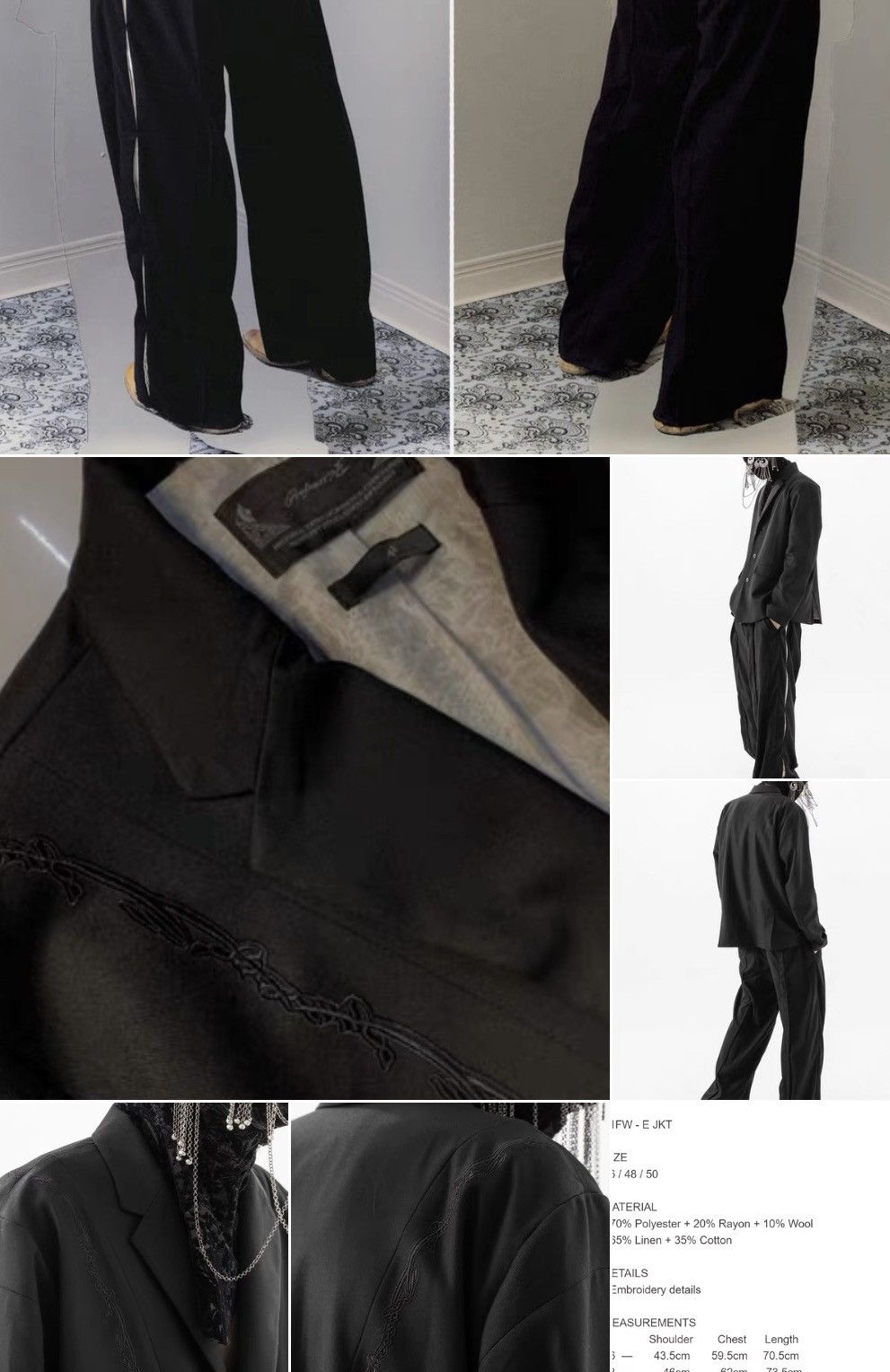 Designer Professor E E Curved LS 21SS | Grailed