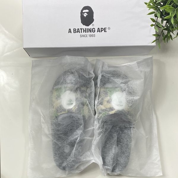 Bape A Bathing Ape ABC Camo Slides Green | Grailed
