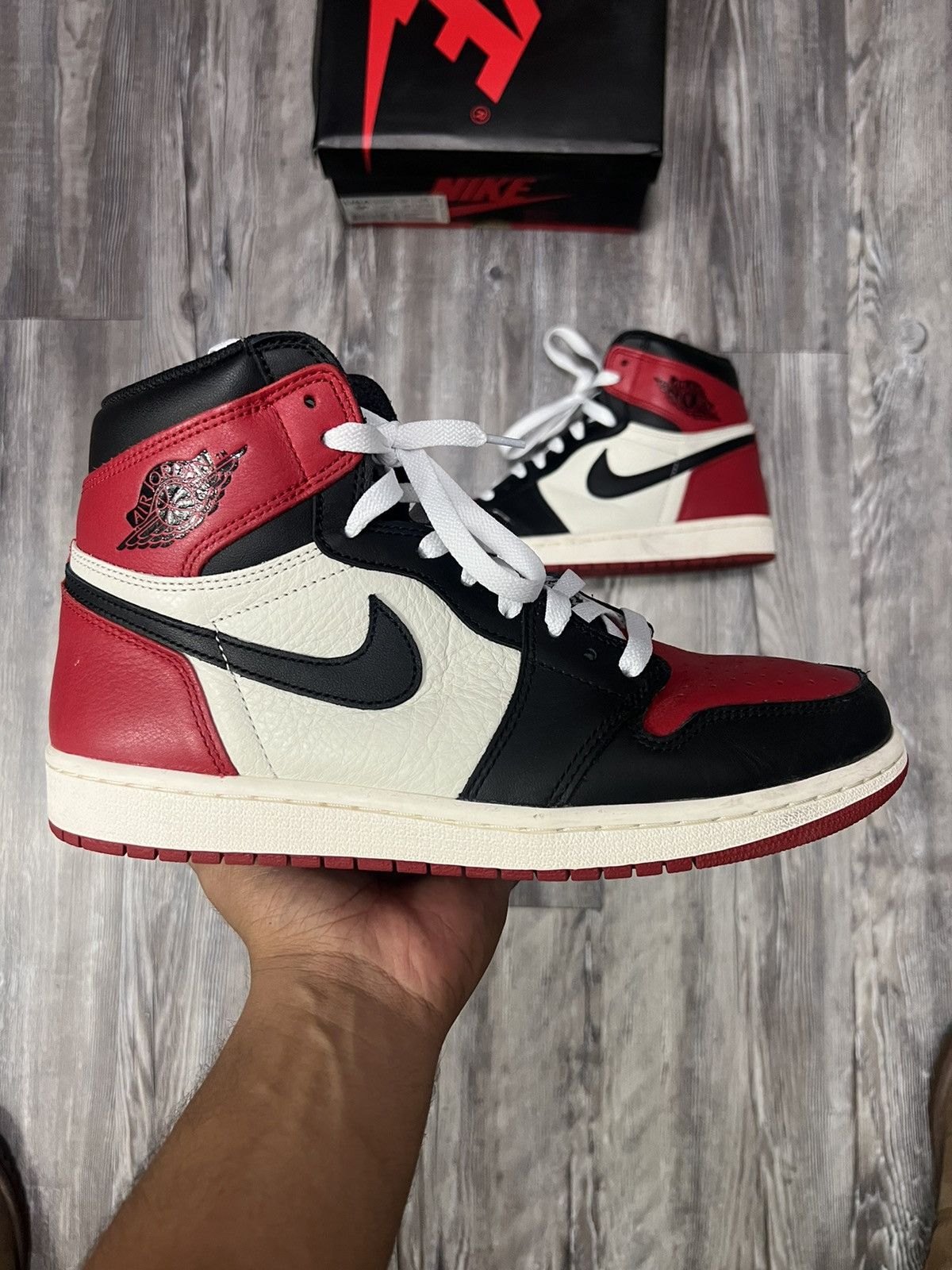 Jordan Brand × Nike Jordan 1 Retro High Bred Toe | Grailed