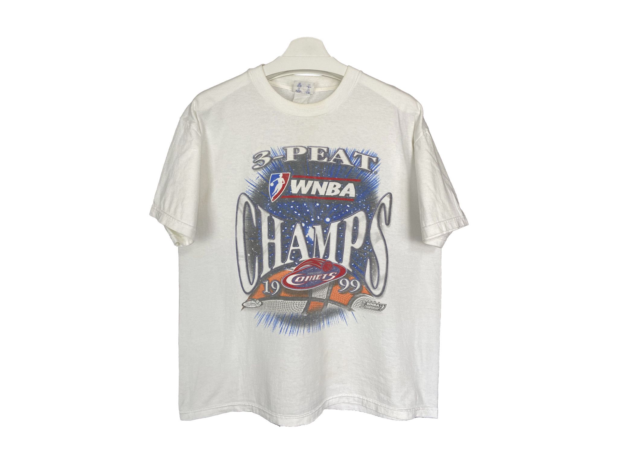 Champion × NBA × Vintage Vintage 1999 WNBA 3-Peat Champions T-Shirt ...