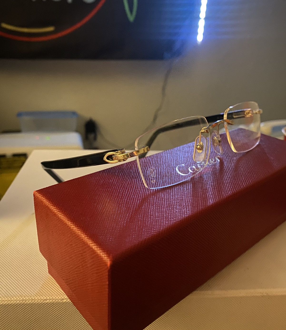 Cartier Black Aztec Cartier glasses | Grailed