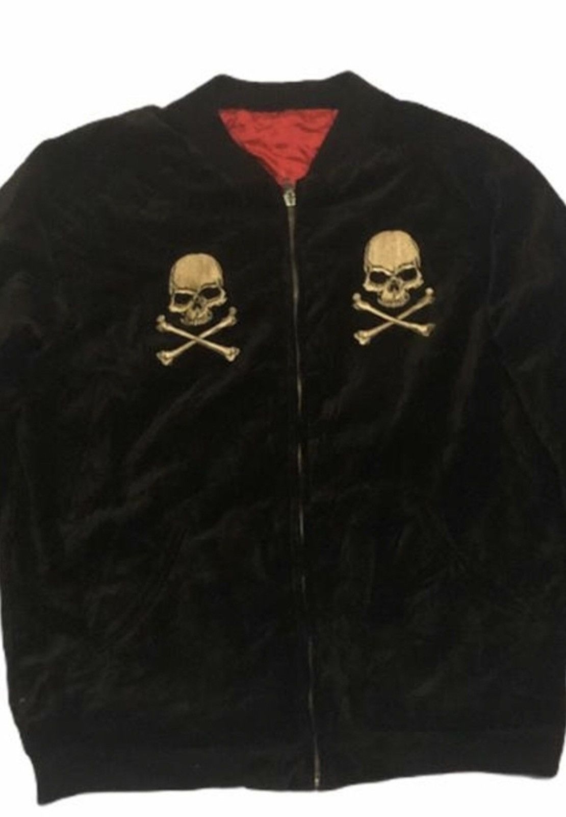 Skulls 🔥ON SALE💥 Skull Varsity Jacket Inspired Number (n)ine | Grailed