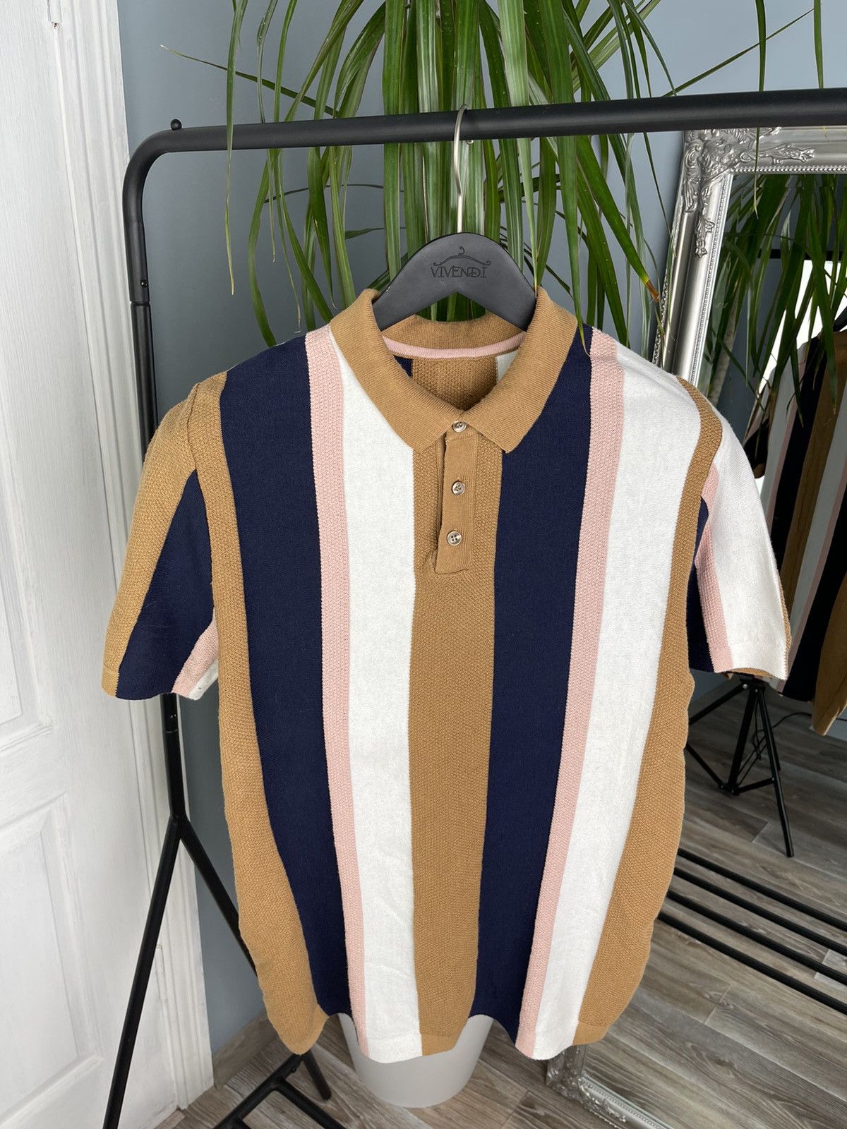 Vintage Vintage Knit Retro Polo T-Shirt | Grailed