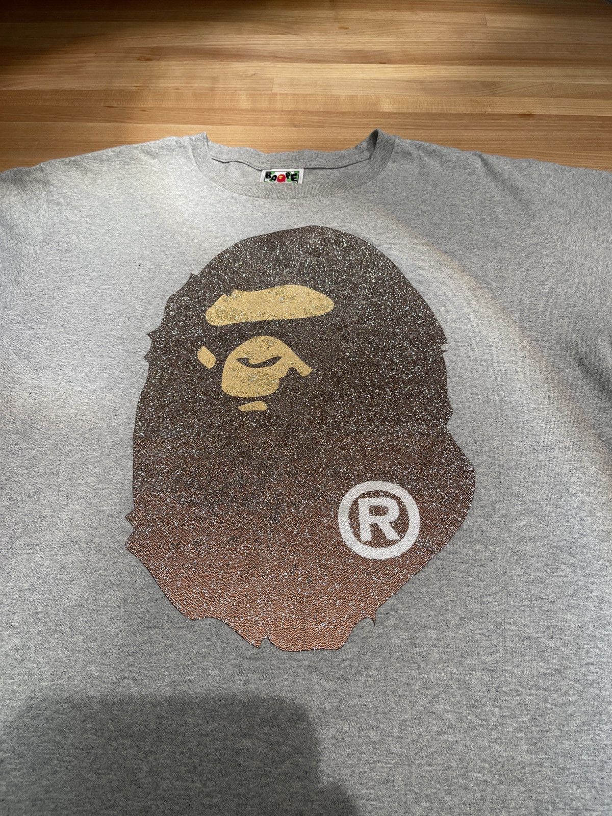 Bape A Bathing Ape Glass Bead T-Shirt | Grailed