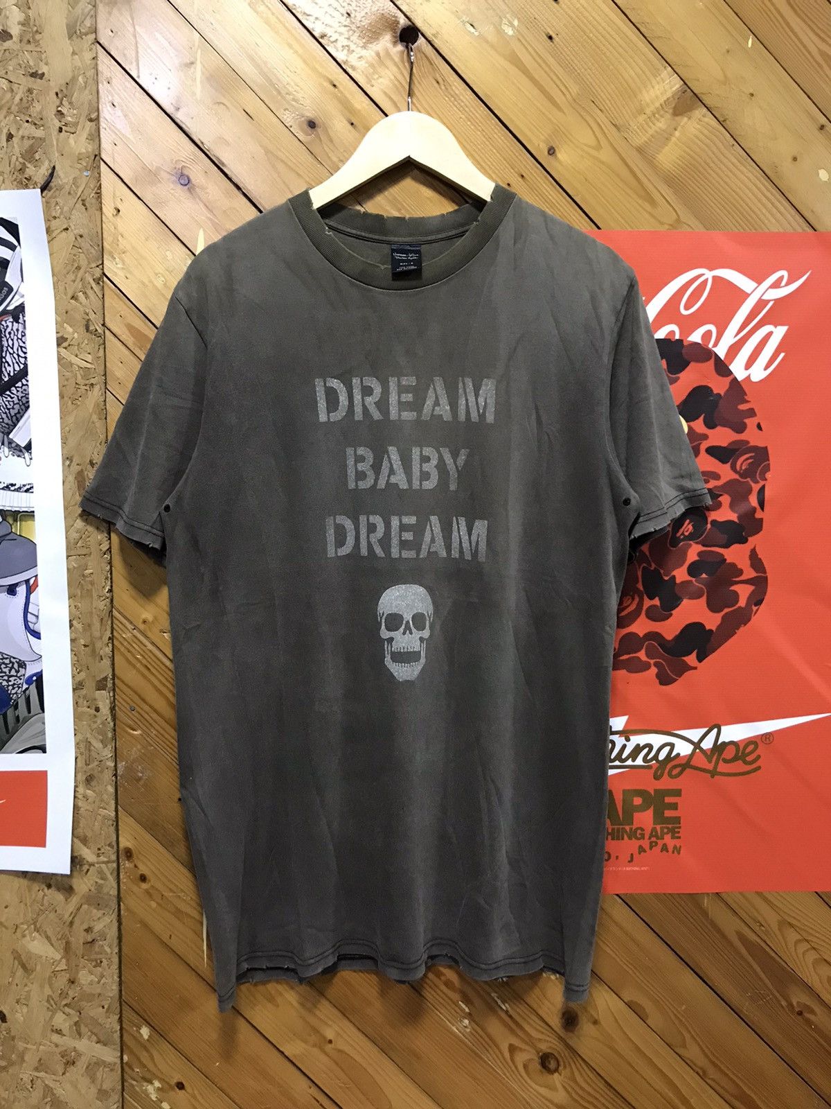 Number (N)ine VERRY RARE NUMBER NINE DREAM BABY DREAM NICE DESIGN TEE ...