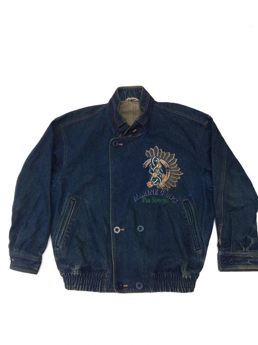Japanese Brand Japanese Brand Pia Sports Marine Corps Denim Jacket ...