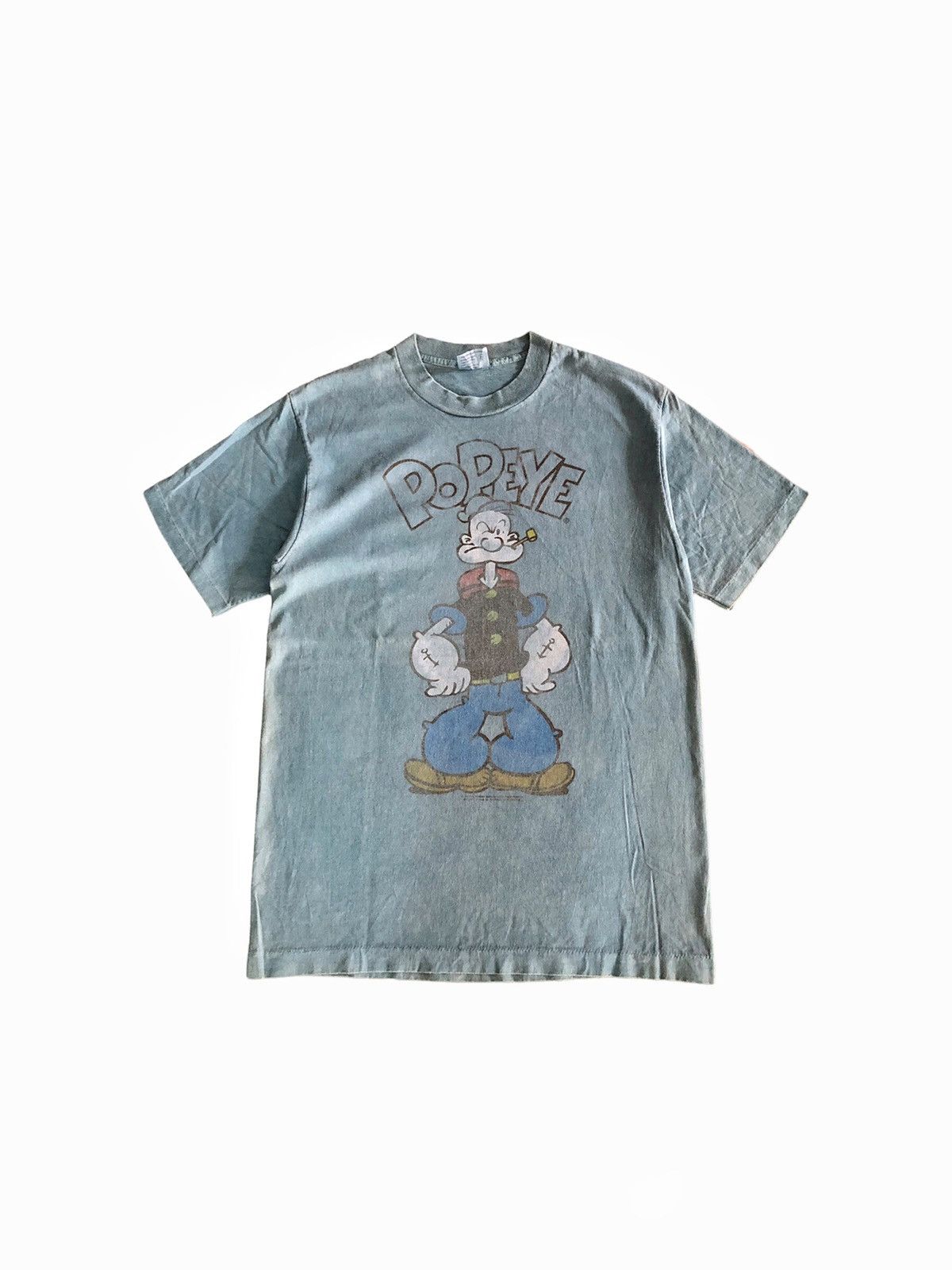 Vintage 🔥Very Rare 🔥Vintage 1992 Popeye inside print single stitch ...