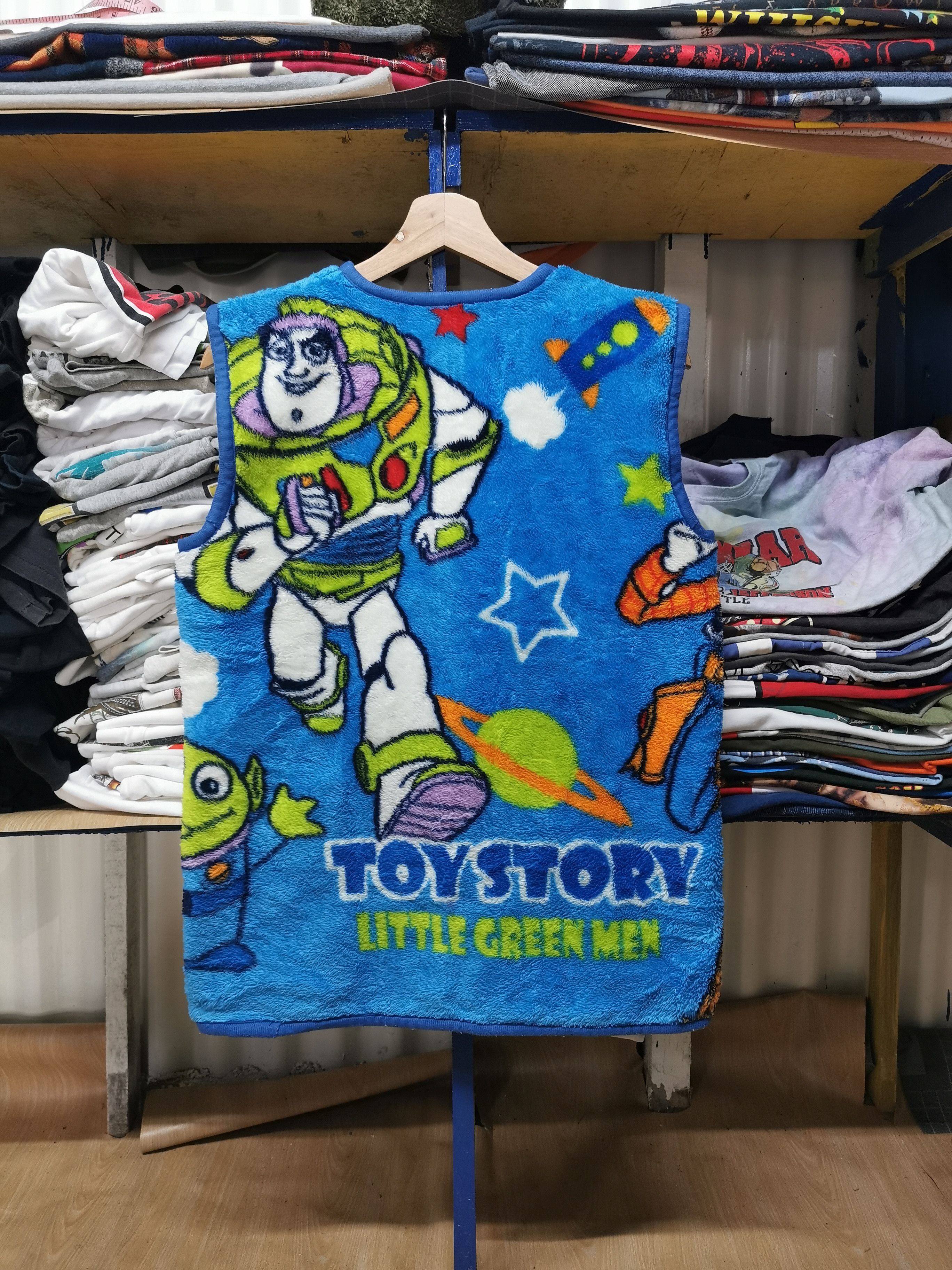 Cartoon Network × Tracey Vest × Vintage Vintage TOY STORY Fleece Sherp ...