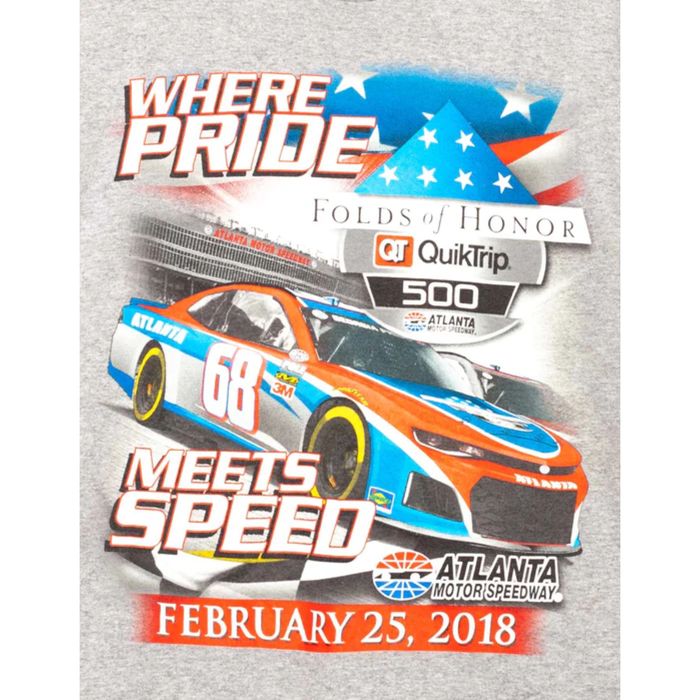 Delta Vintage Delta Pro Weight T-Shirt Speed Racing Print Grey | Grailed