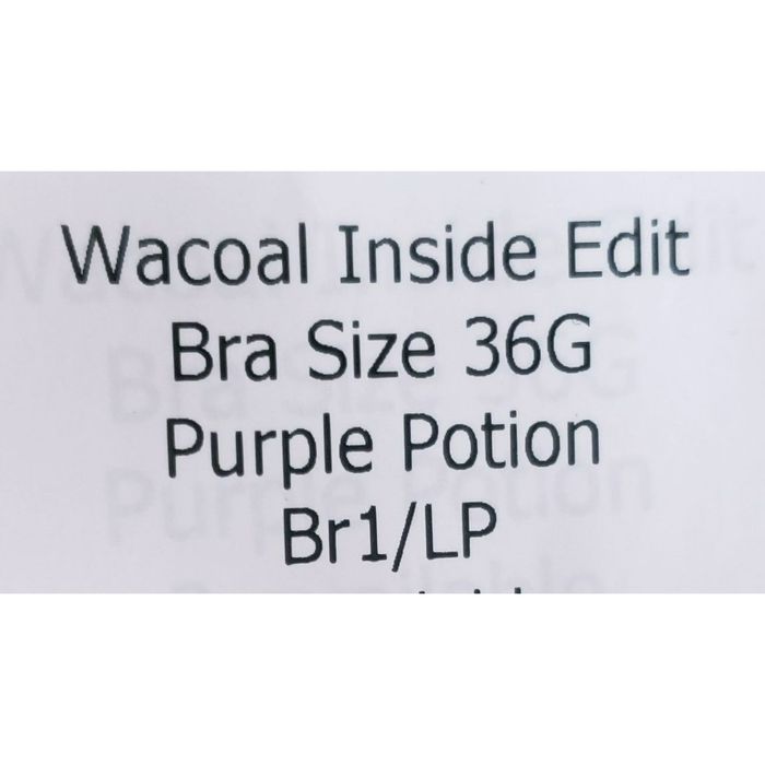 Other Wacoal Inside Edit Bra Size 36G Purple Potion | Grailed