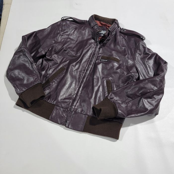 Vintage Vintage Members Only Leather Jacket | Grailed