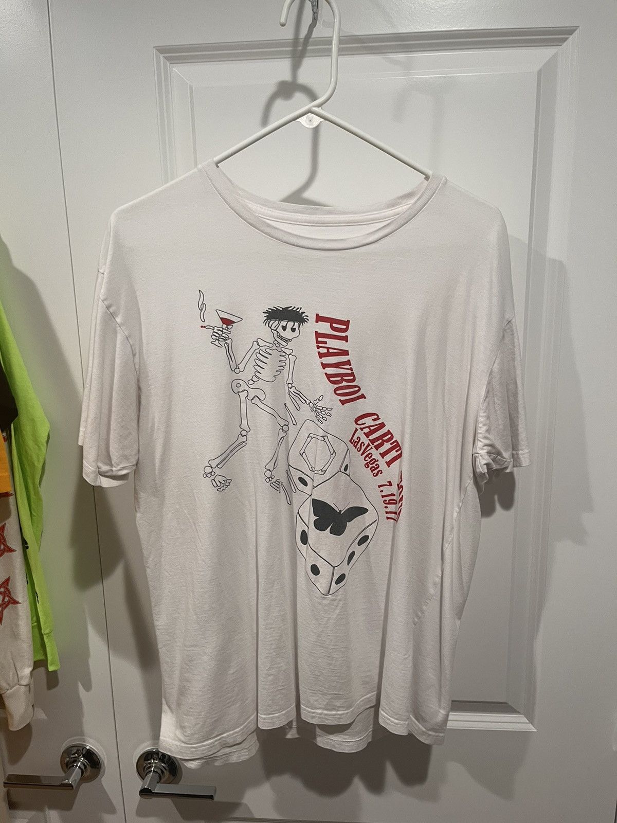 Playboi Carti Playboi carti skeleton x On The Arm T-shirt | Grailed