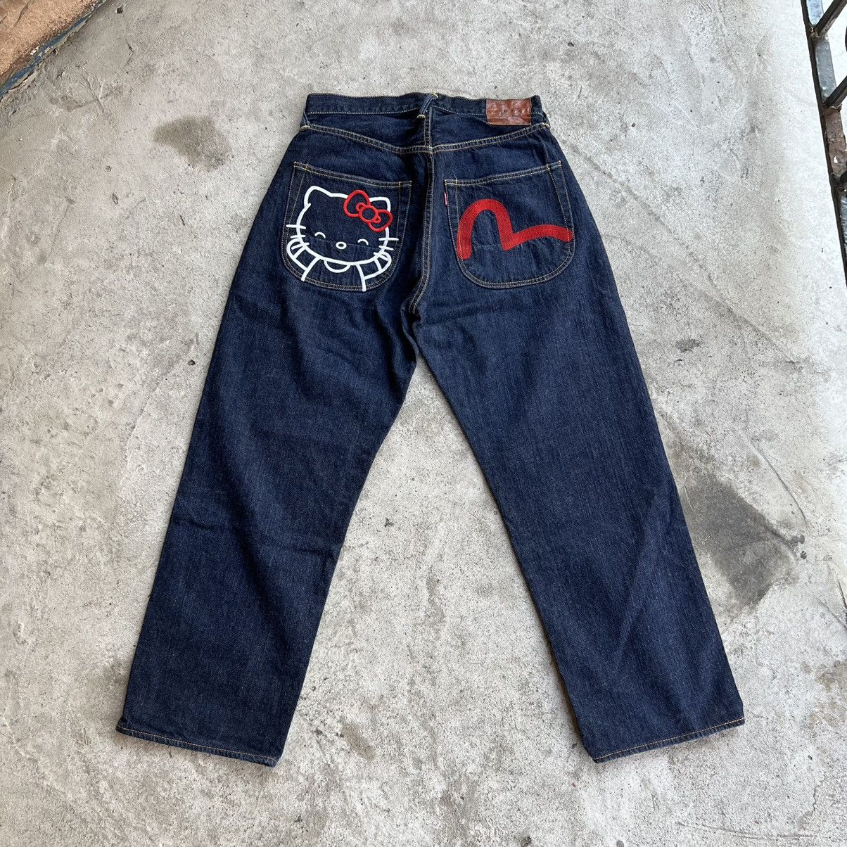 Evisu Evisu X Hello Kitty Jeans | Grailed