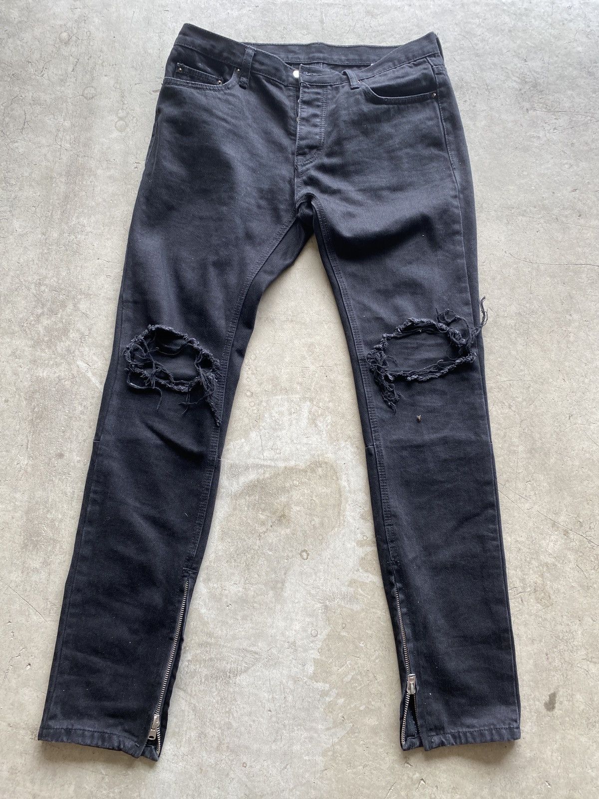 Mnml Mnml Stacked Zipper Pants Grailed