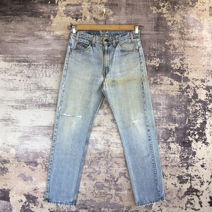 Vintage Vintage Levis Jeans Distressed Light Wash Levis 505 Denim | Grailed