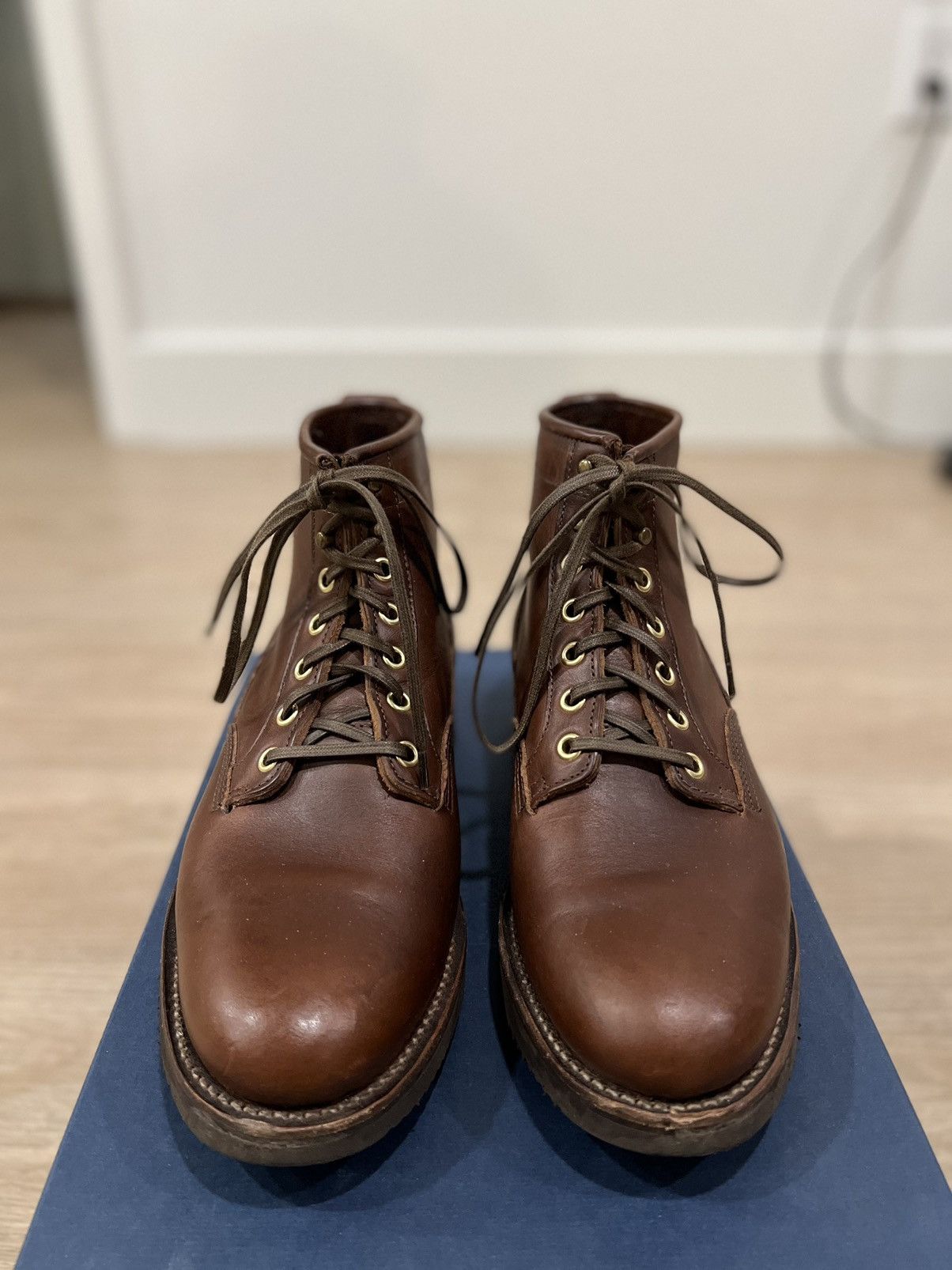 Viberg Brown Horween Leather Viberg Scout Boot | Grailed