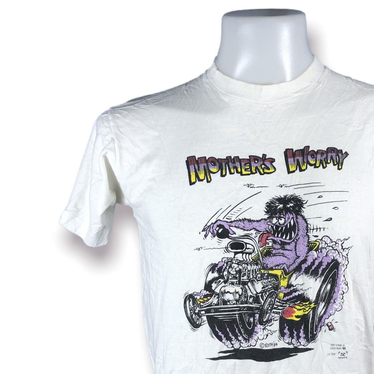 Band Tees × Custom × Vintage Vintage Rat Fink 90s Moon Eyes Big Daddy ...
