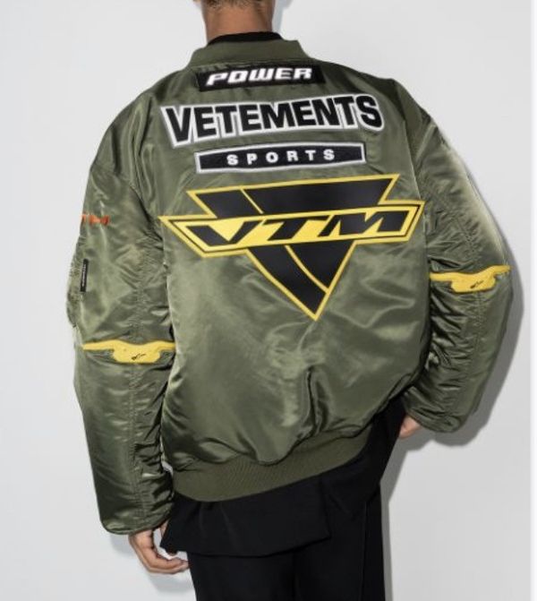 Alpha Industries Vetements x Alpha Industries oversize racing bomber MA ...