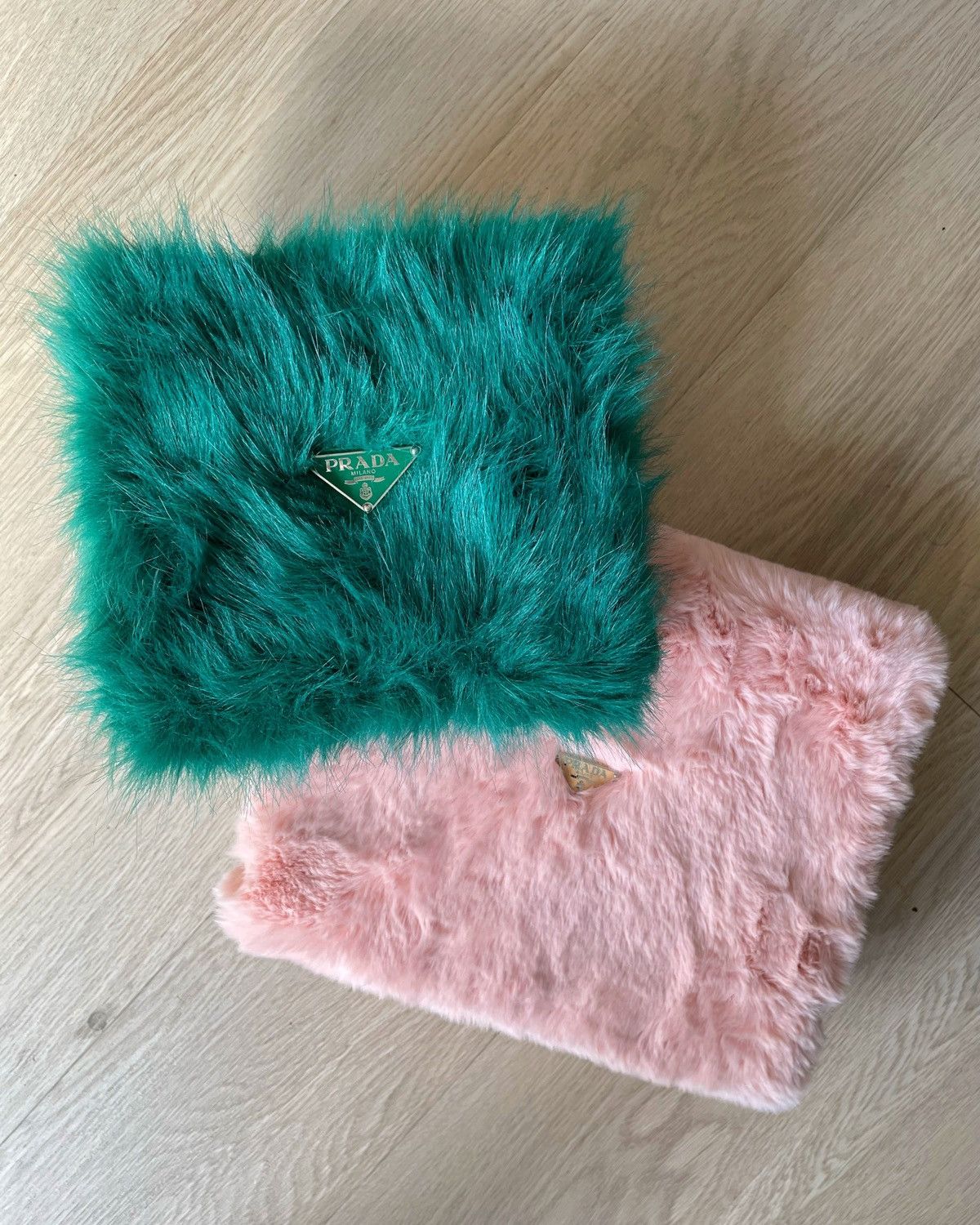 Prada × Raf Simons Prada FW21 Show Invite faux fur box set | Grailed