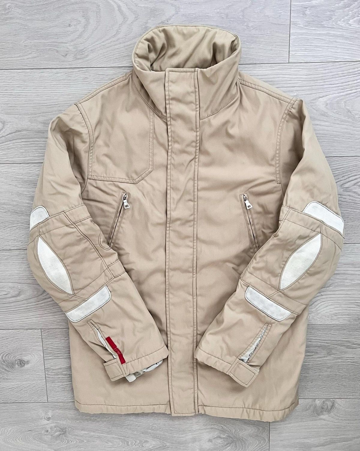 Prada Prada Sport Rare Technical Ballistic Nylon Moto Astro Coat | Grailed