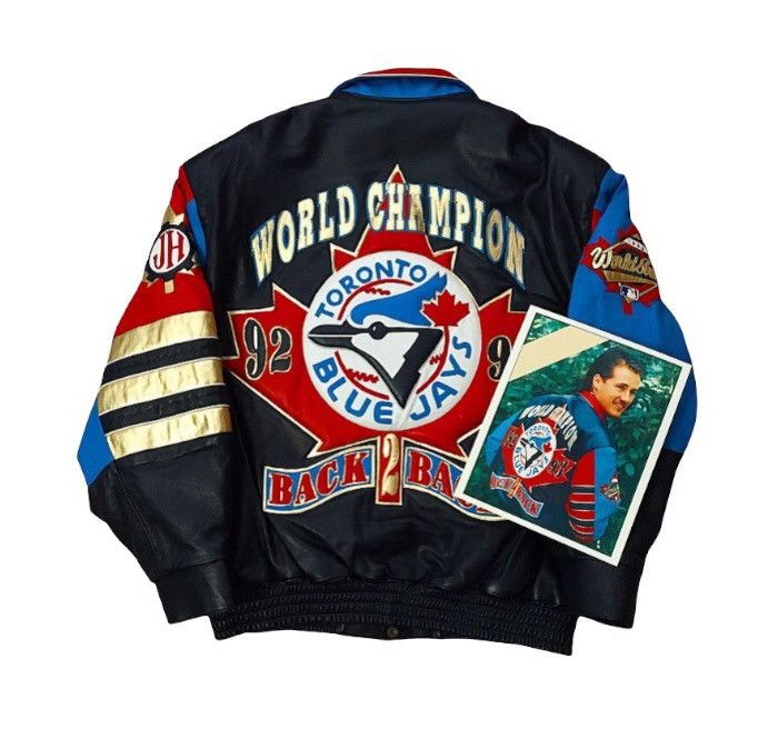 Jeff Hamilton Jeff Hamilton Toronto Blue Jays Lambskin Leather jacket ...