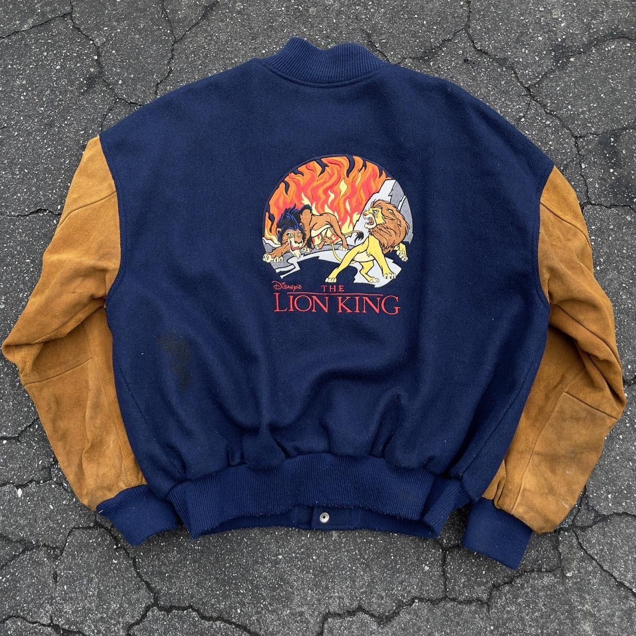 Vintage 1994 DISNEYS THE LION KING LETTERMAN JACKET | Grailed