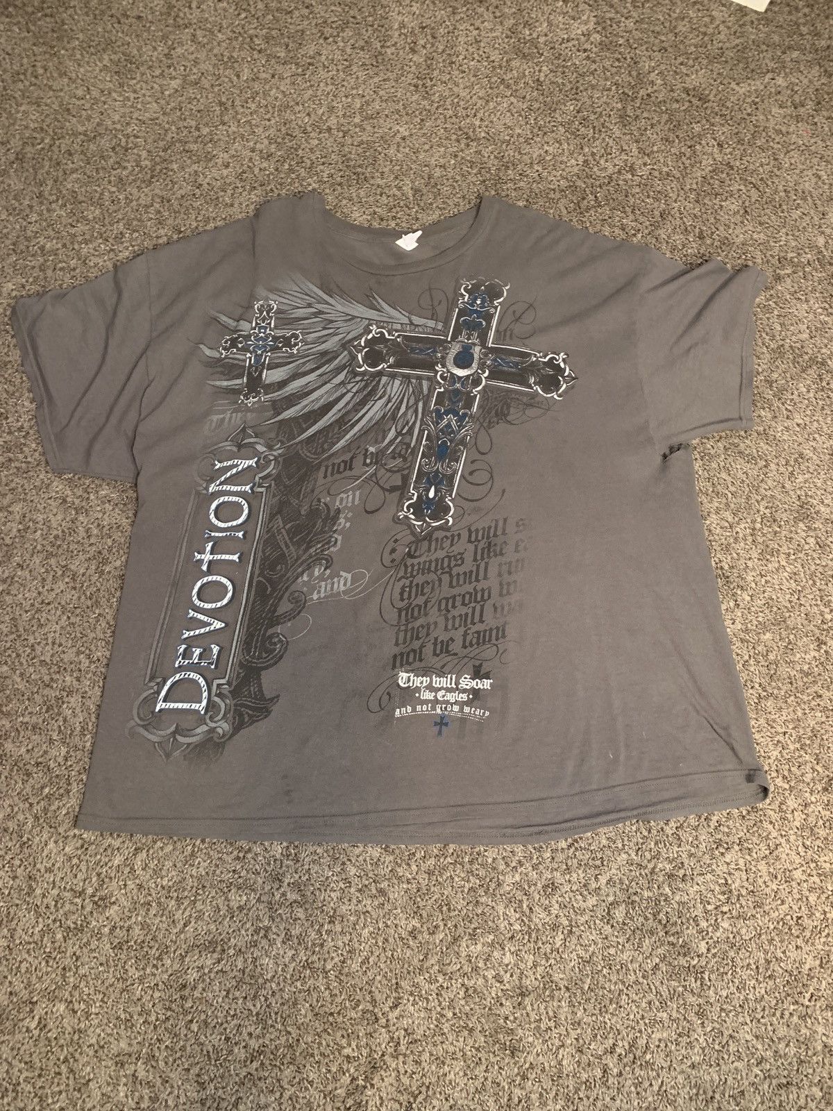 Affliction × Haunted Mound super rare affliction devotion shirt | Grailed