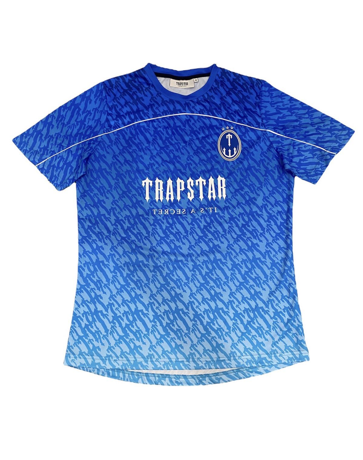 Streetwear × Trapstar London Trapstar Blue Monogram Jersey Italian ...
