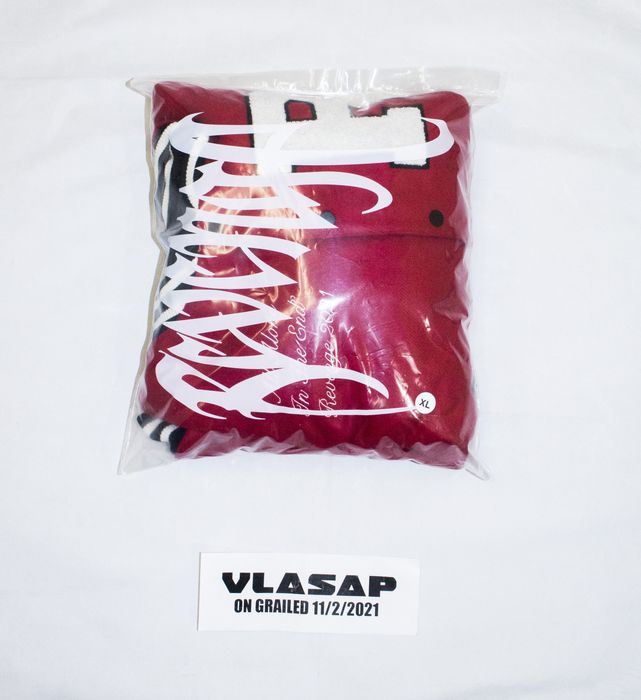 Revenge Revenge Varsity Jacket Red XL | Grailed