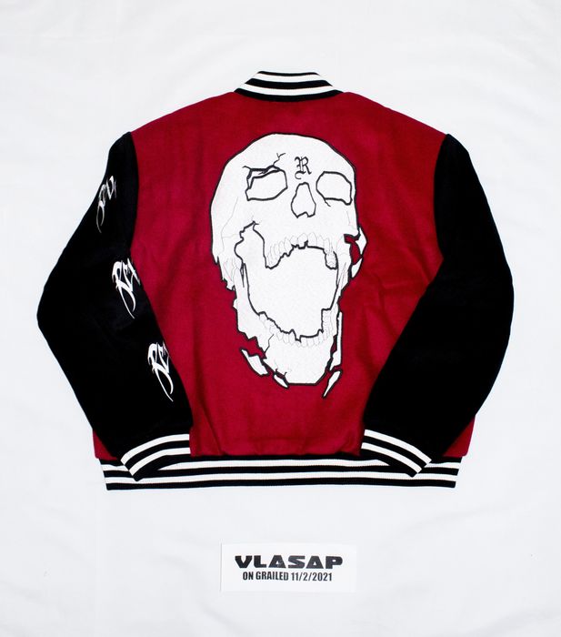 Revenge Revenge Varsity Jacket Red XL | Grailed
