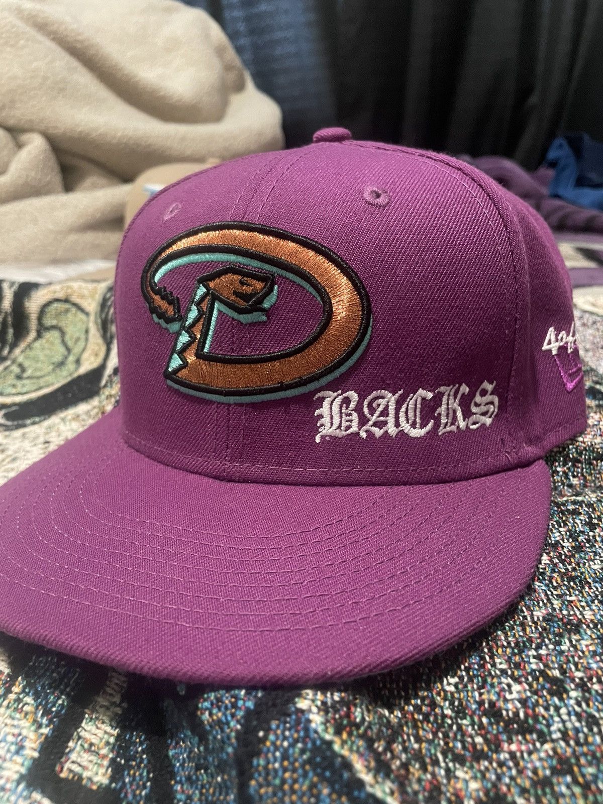 Hat Club × New Era Lord fubu customized purple Arizona Diamondbacks ...